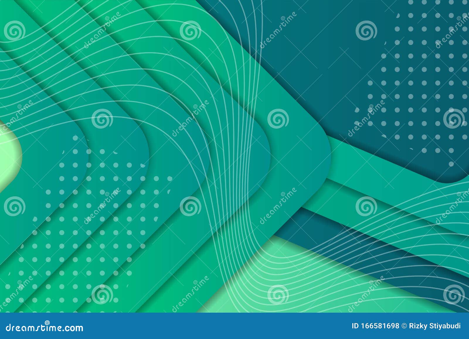 Wide Geometric Background. Simple Shapes with Trendy Gradients ...