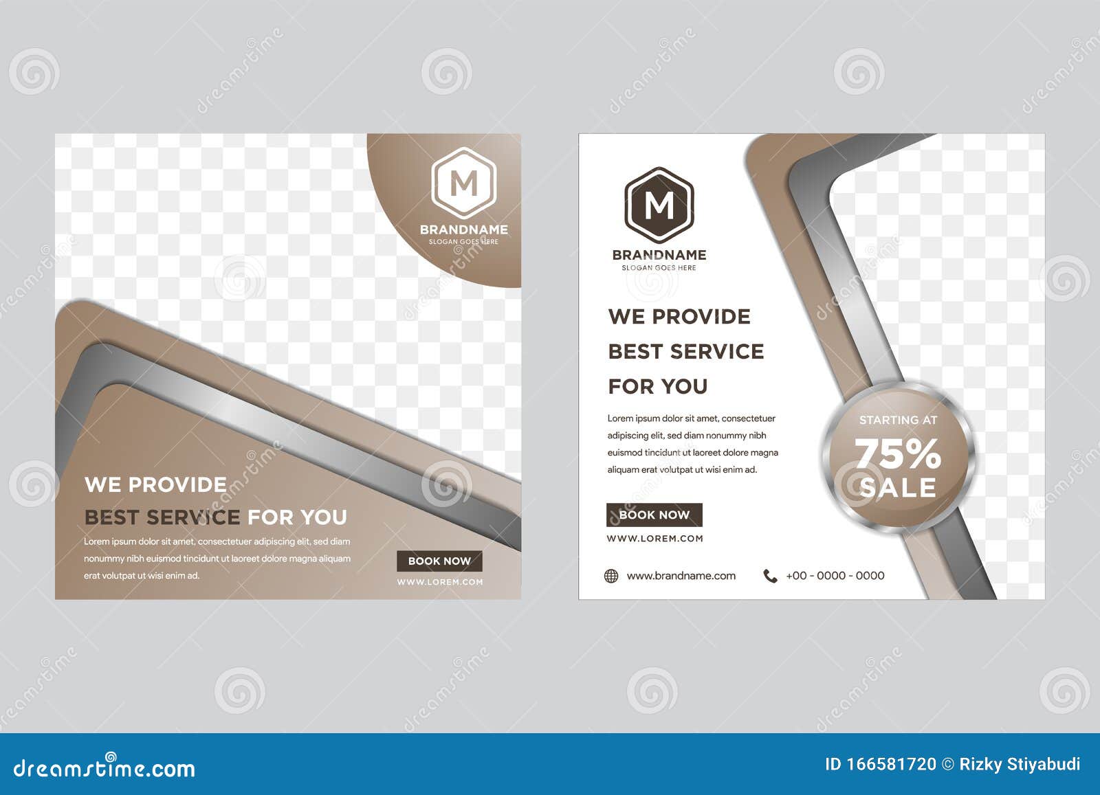 Square Banner Template. Simple Brochure Design. Poster for Business ...