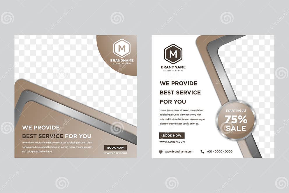 Square Banner Template. Simple Brochure Design. Poster for Business ...