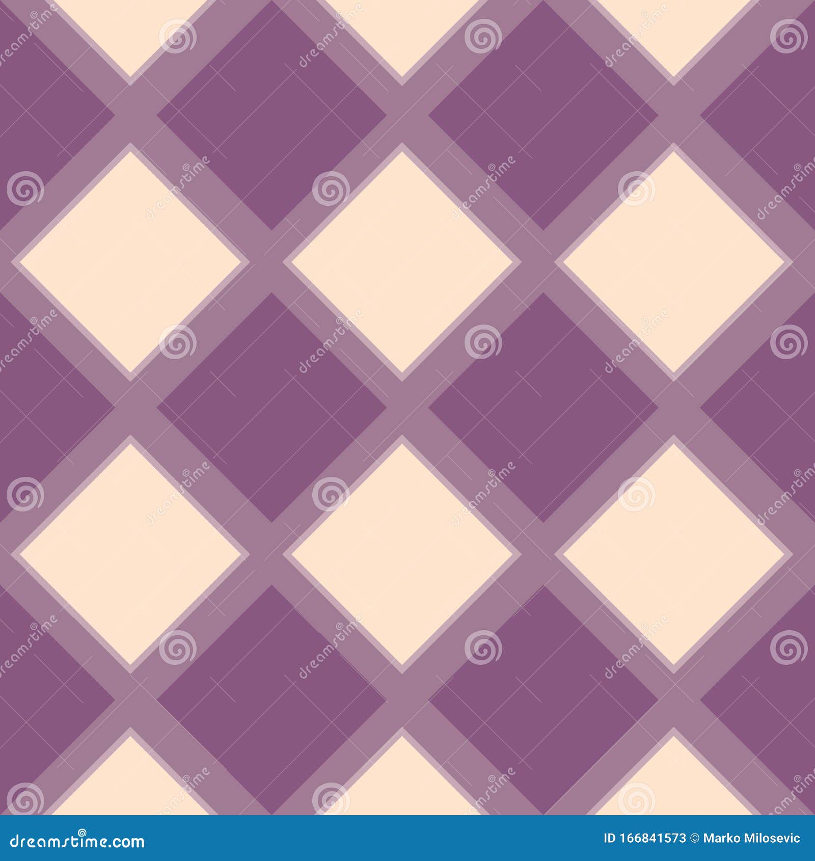 Abstract Decorative Geometric Background with Square Stock Vector ...