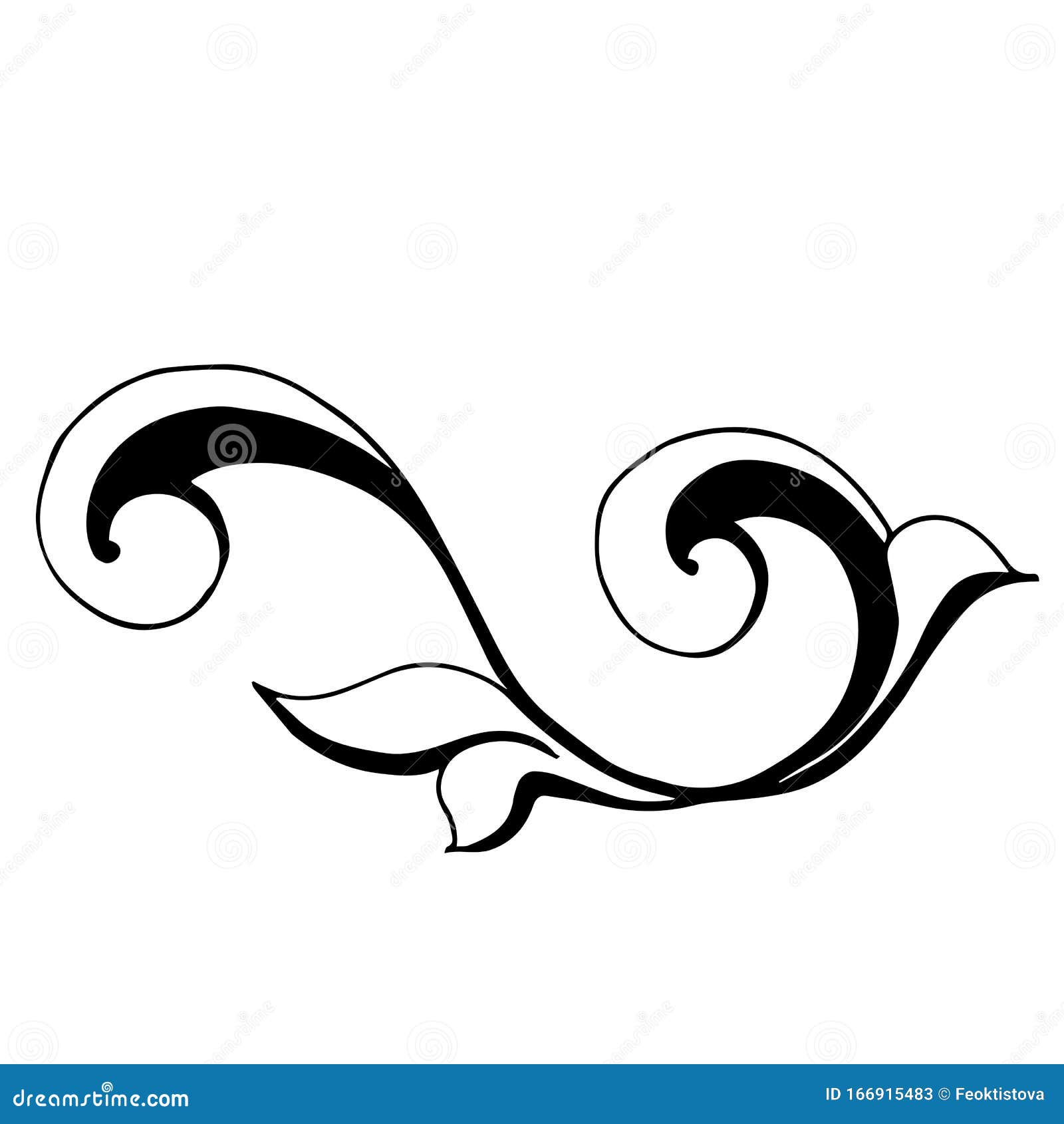 Retro Pattern Antique Style Acanthus Stock Vector - Illustration of ...