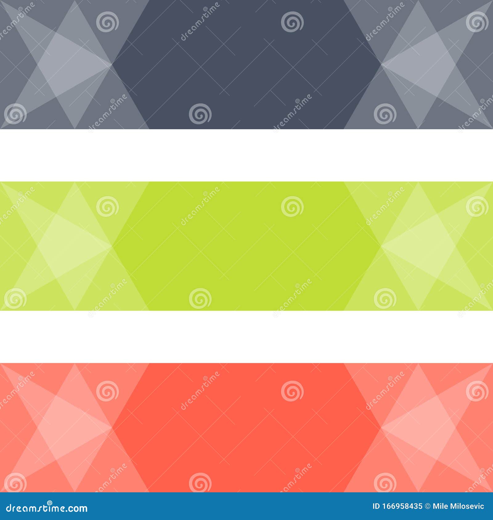 Set of Triangle Banner. Pattern for Your Design Stock Vector ...