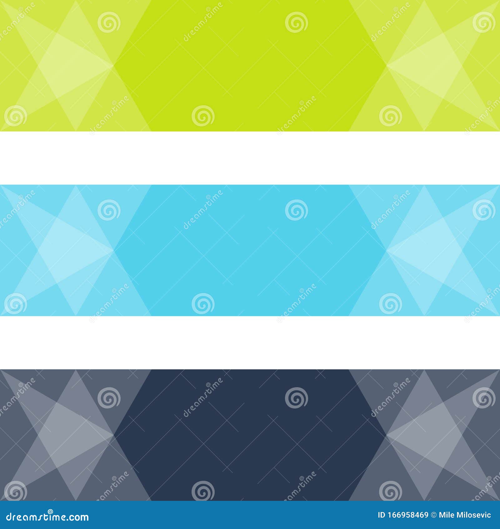 Set of Triangle Banner. Pattern for Your Design Stock Vector ...