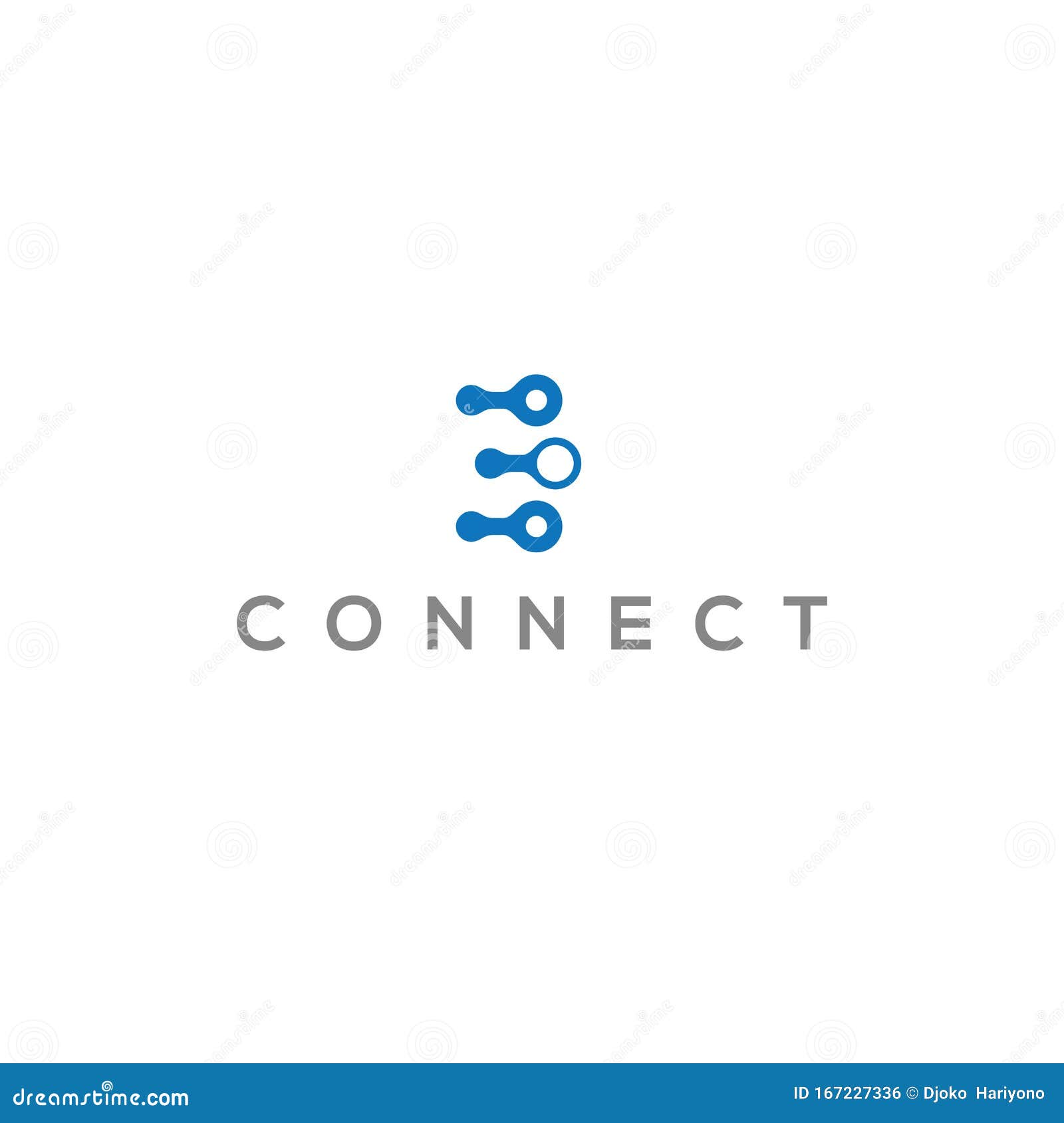 Connect Technology Relation Communications Company Vector Design ...