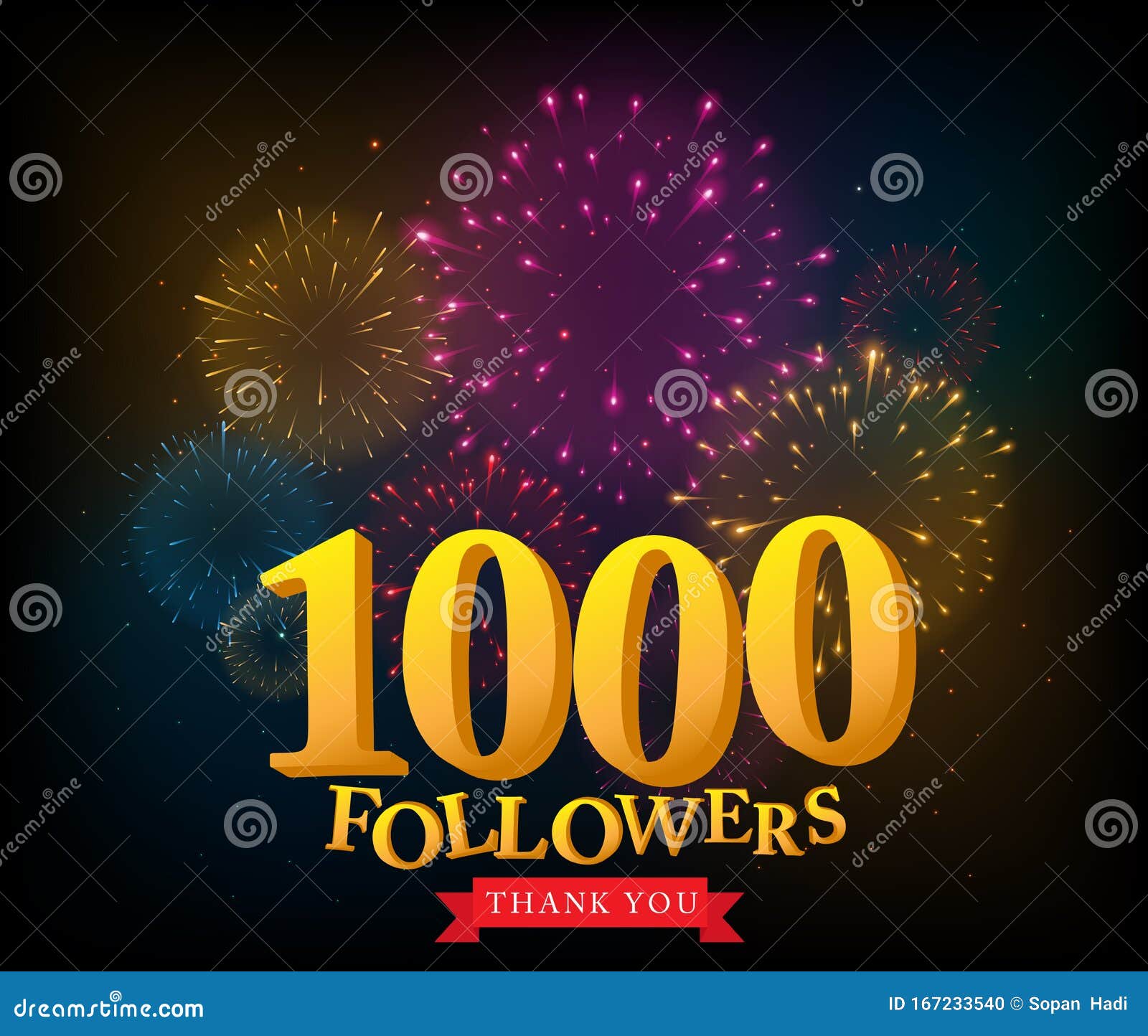 1M One Million Followers Celebration. Number 1M On The Stage With Black ...