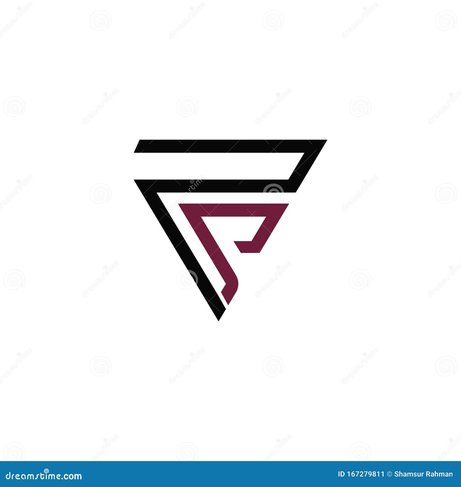 Initial Letter Fs or Sf Logo Vector Design Stock Vector - Illustration ...