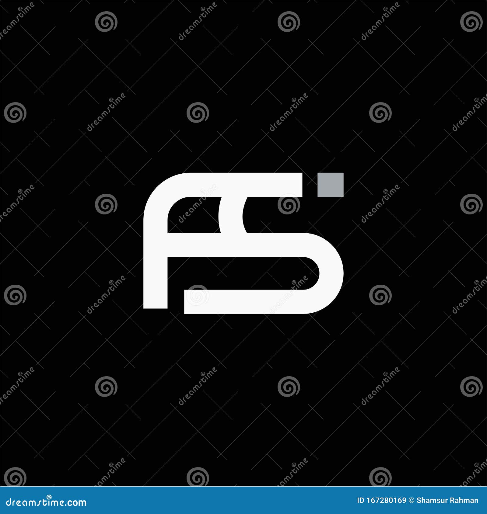 Initial Letter Fs or Sf Logo Vector Design Stock Vector - Illustration ...