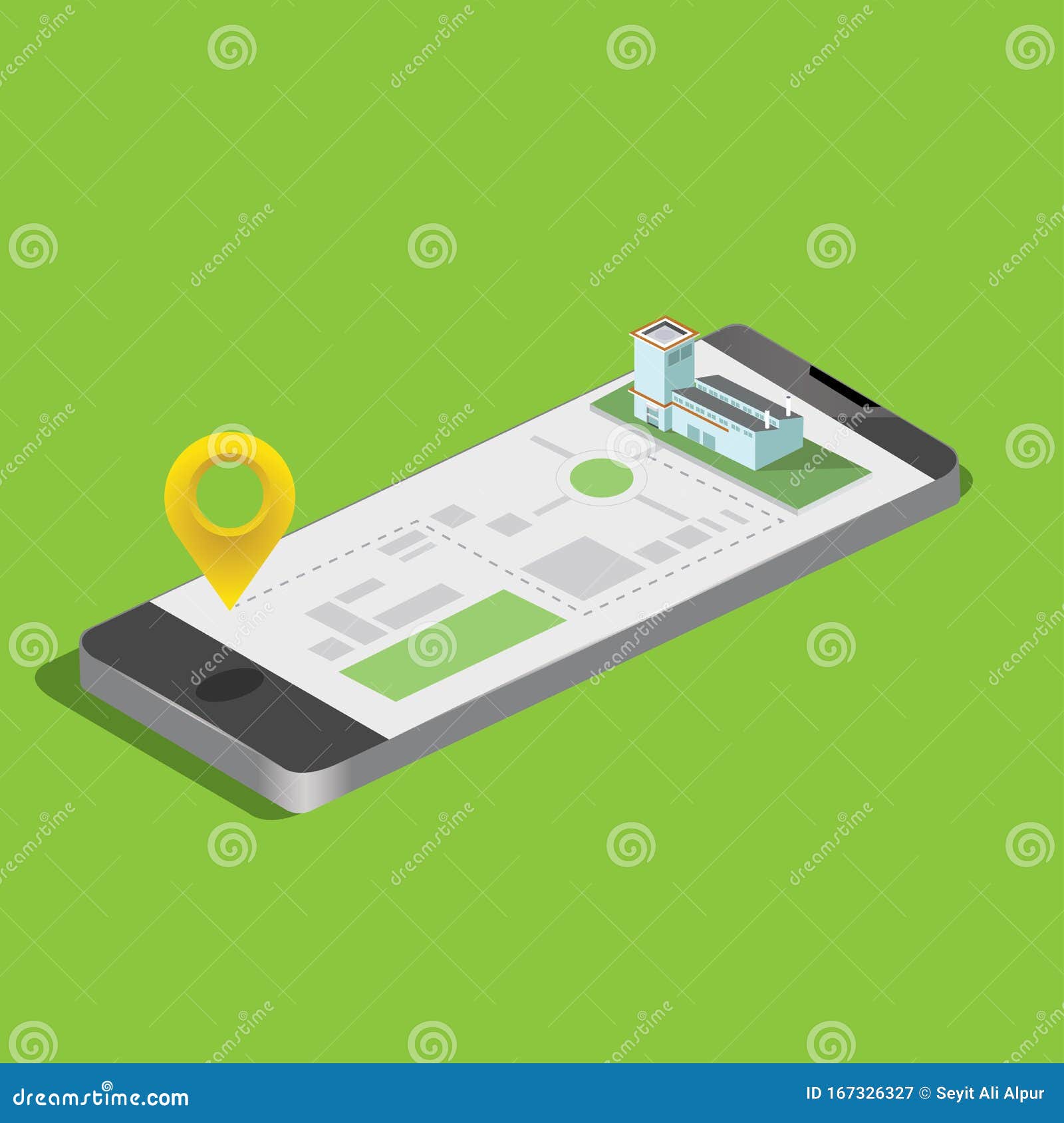 Business map stock illustration. Illustration of navigate - 167326327