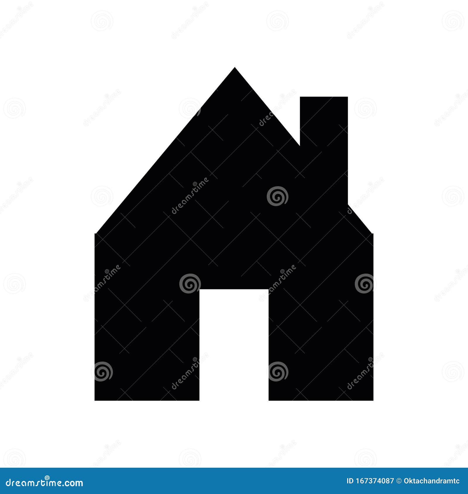 Simple Home Icon with Flat and Minimalist Design. Stock Vector ...