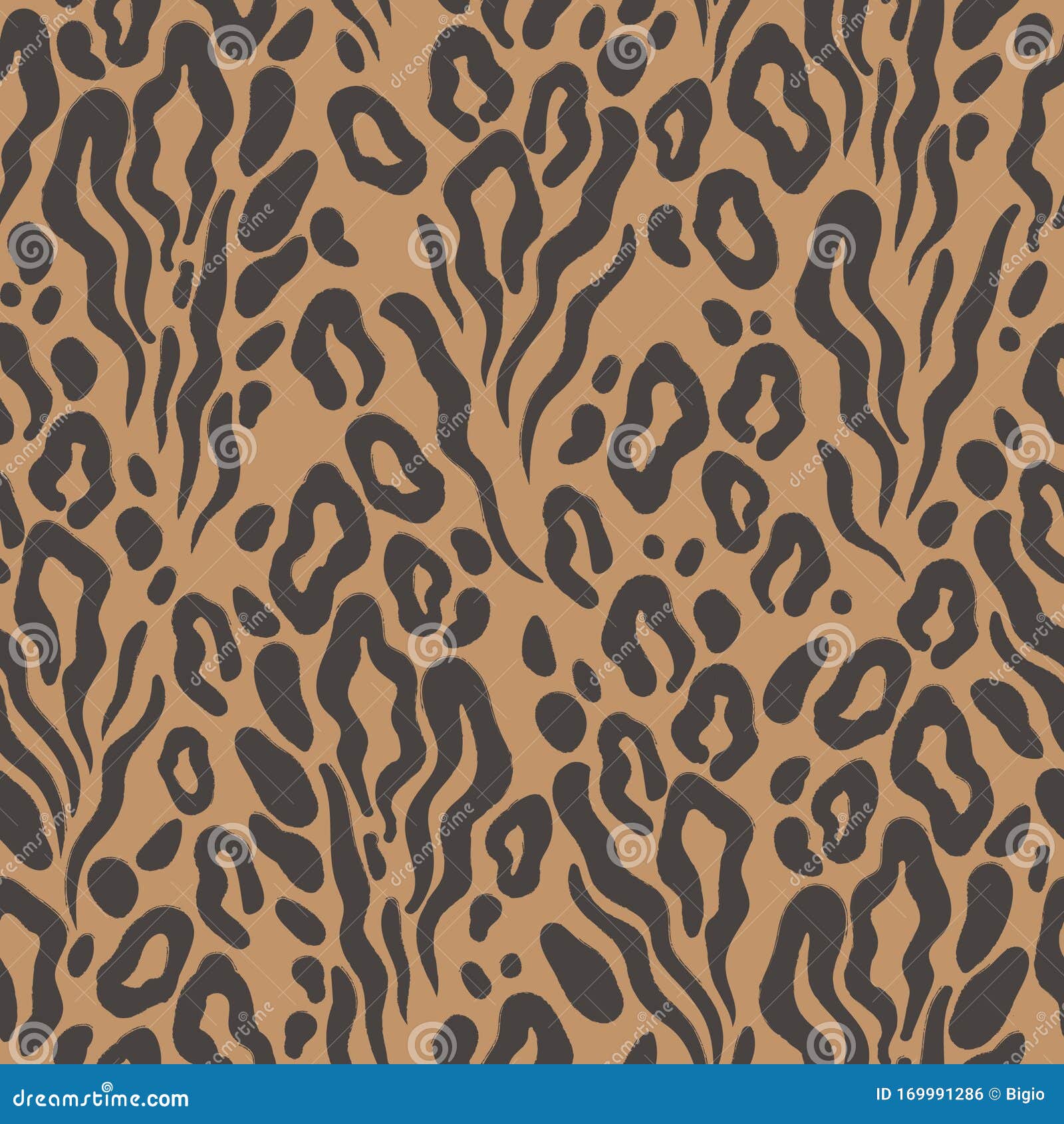 Animal Print Seamless Pattern. Cat Design Vector Pattern Stock Vector ...