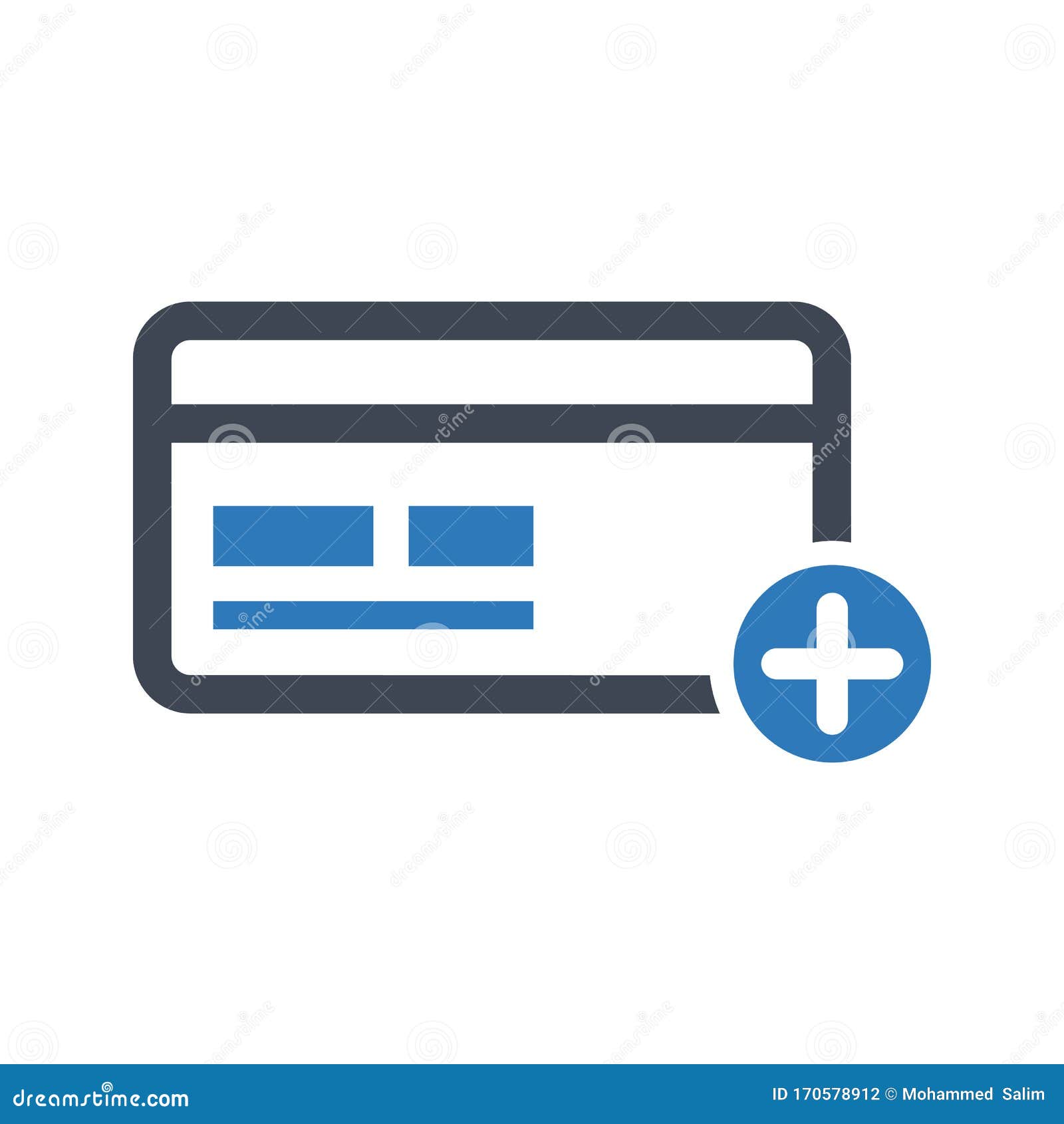 Add Credit Card Icon. Vector Designs Stock Vector - Illustration of ...