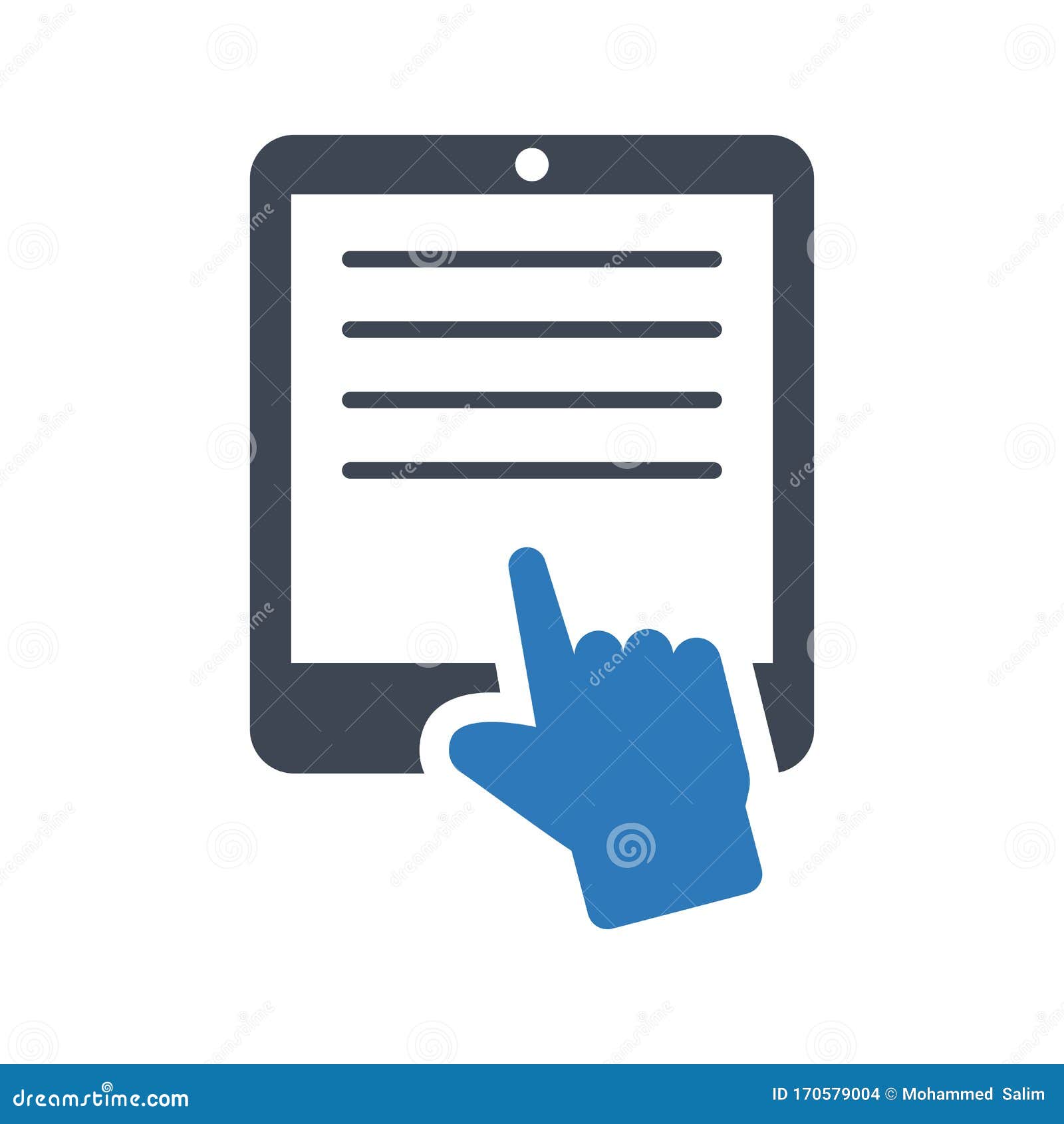 E-book Reader Icon. Vector Designs Stock Vector - Illustration of ...