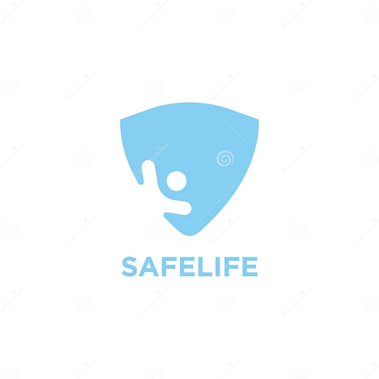 Life Guard Logo Design Vector Template. Stock Vector - Illustration of ...