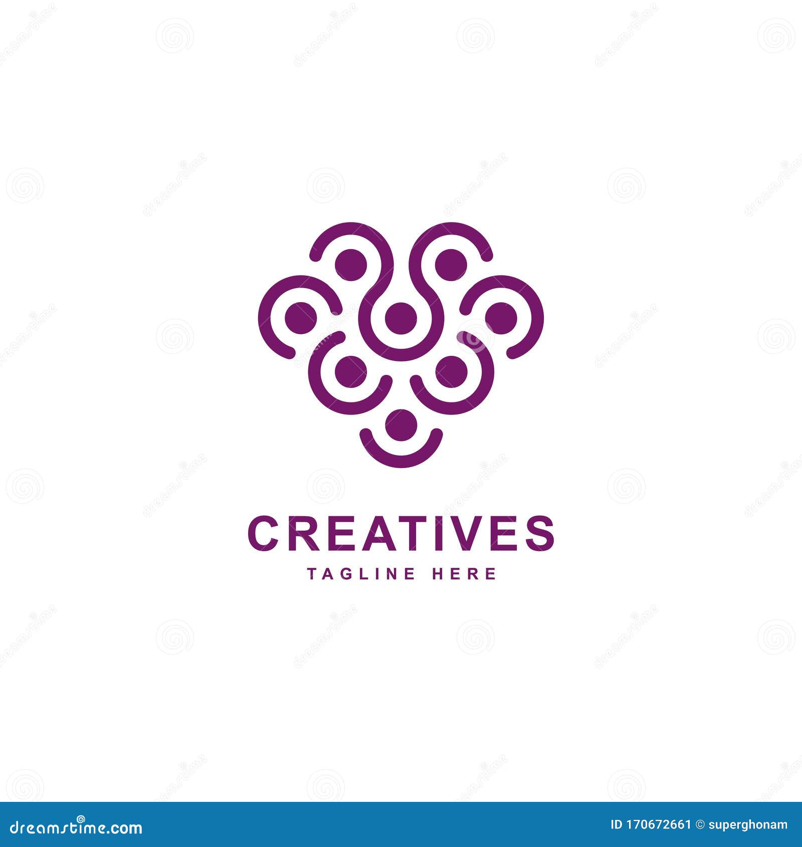 Berry Logo Design Vector Template.Abstract Berry Icon Illustration ...