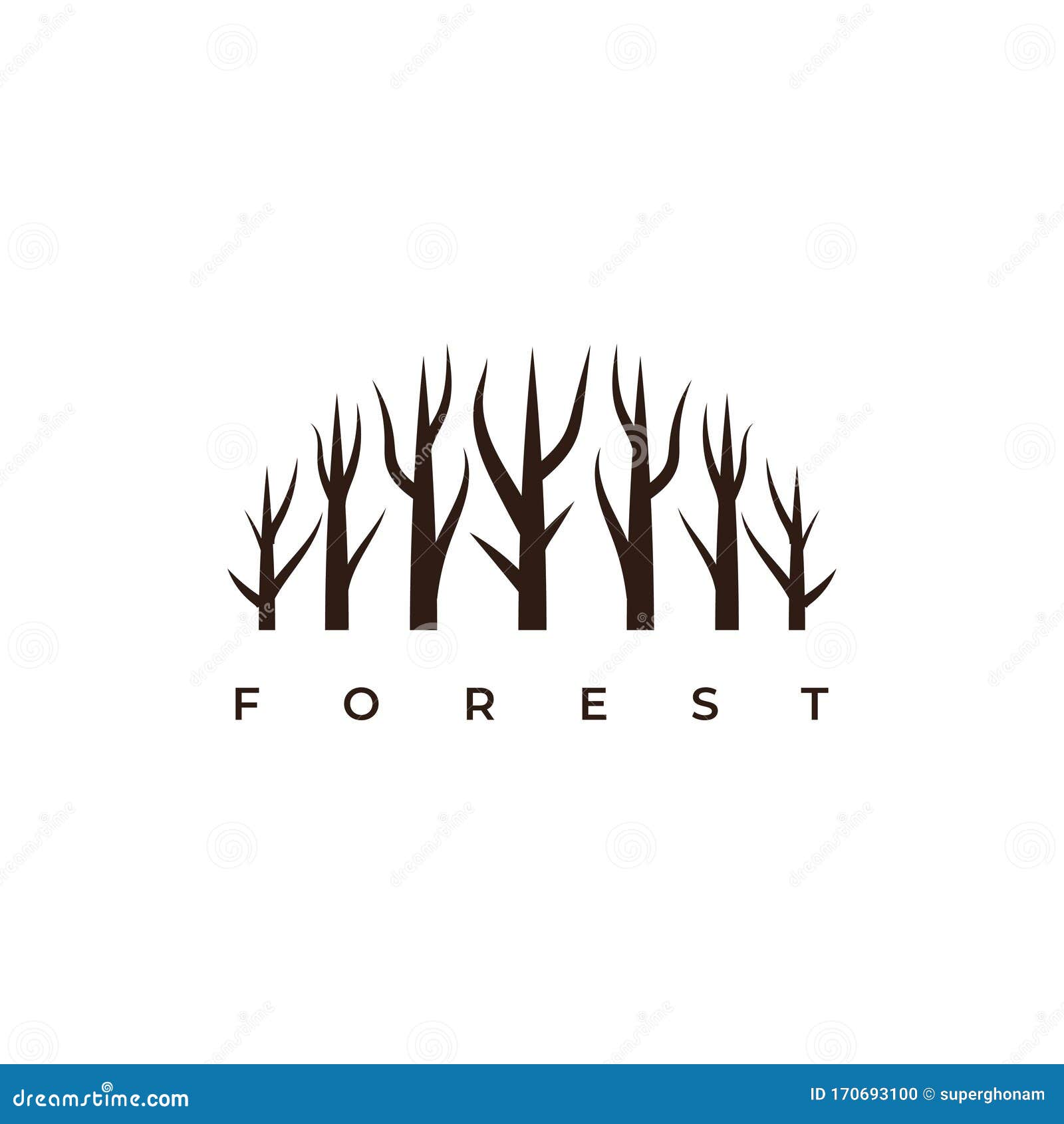 Wood Symbol Logo Illustration Vector Template Stock Vector ...