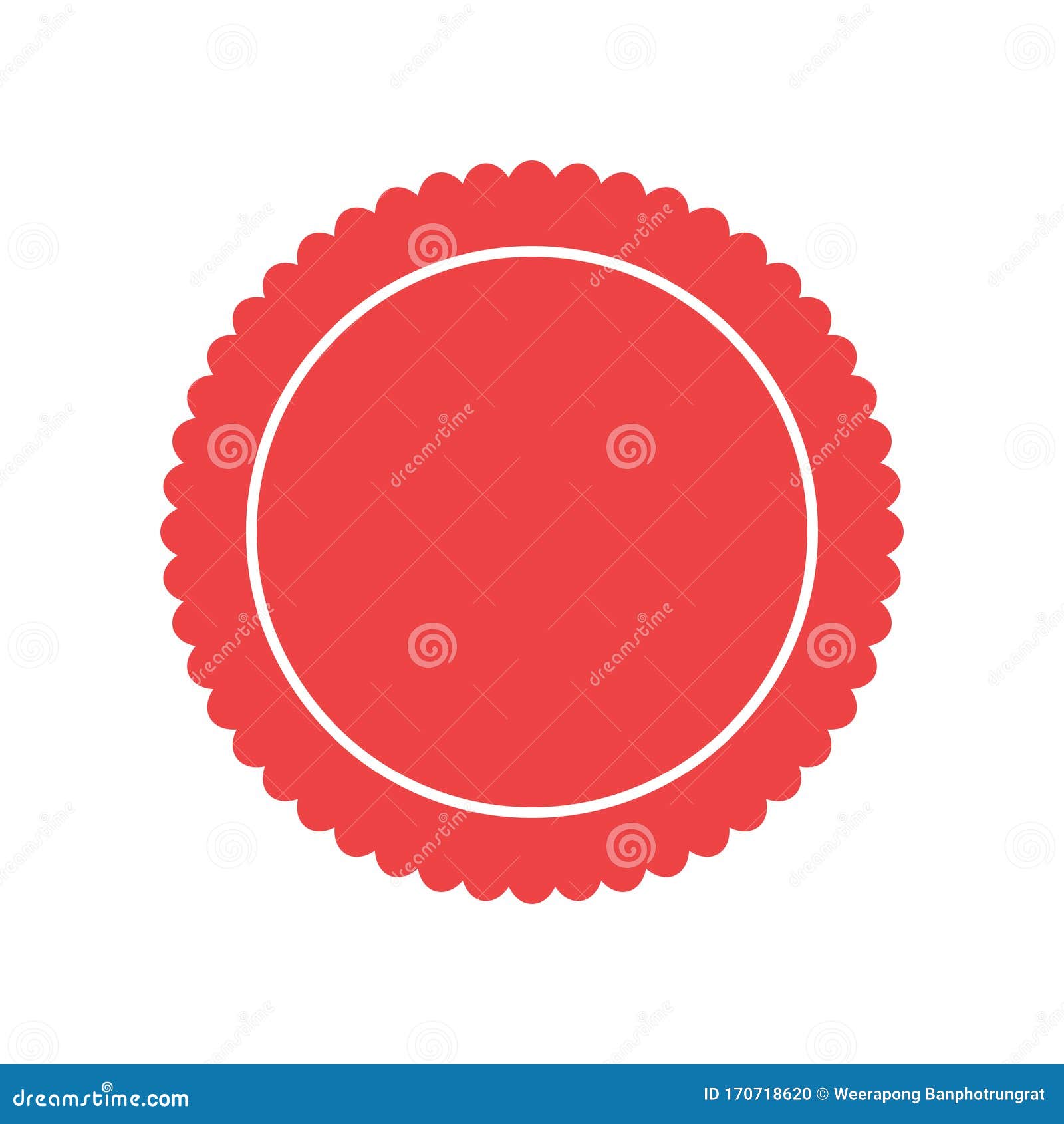 Circle price tag stock vector. Illustration of discount - 170718620