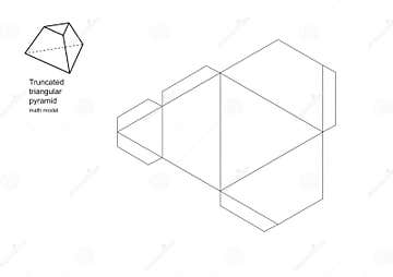 3d Model Maths Shapes Patterns Print Perfectly on A4 and Stock Vector ...