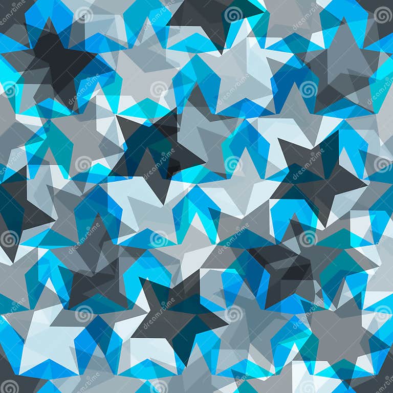 Geometric Pattern with Stars. Abstract Seamless Stars Background Stock ...
