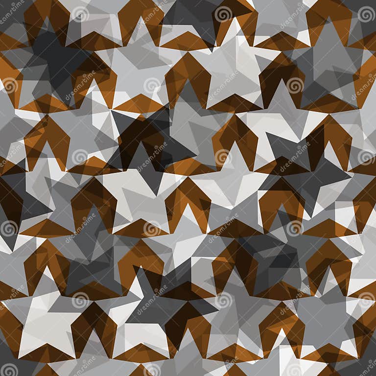 Geometric Pattern with Stars. Abstract Seamless Stars Background Stock ...