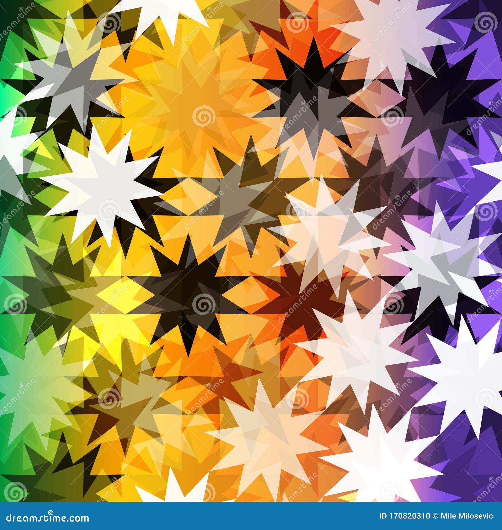 Geometric Pattern with Stars. Abstract Seamless Stars Background Stock ...