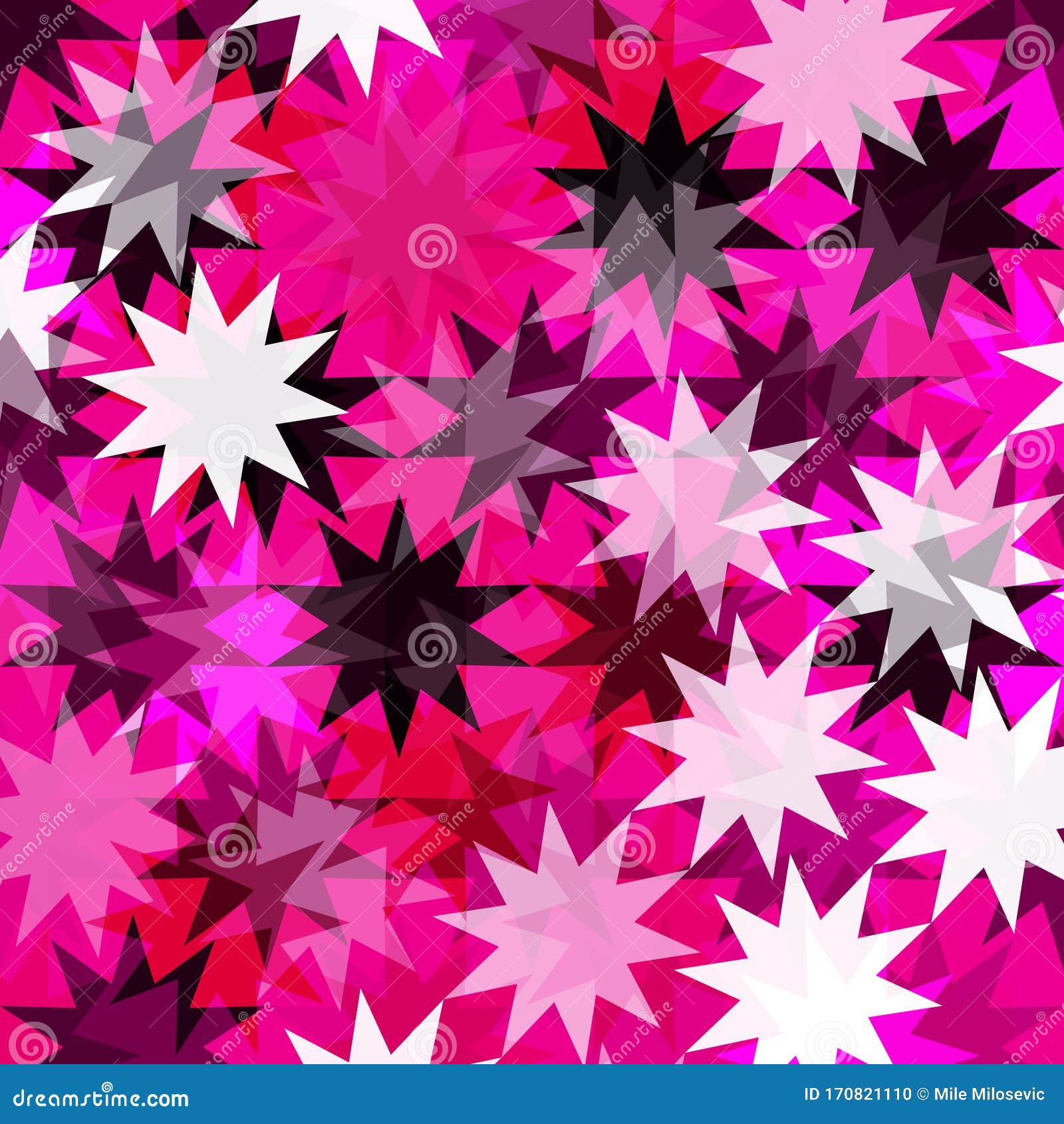 Geometric Pattern with Stars. Abstract Seamless Stars Background Stock ...