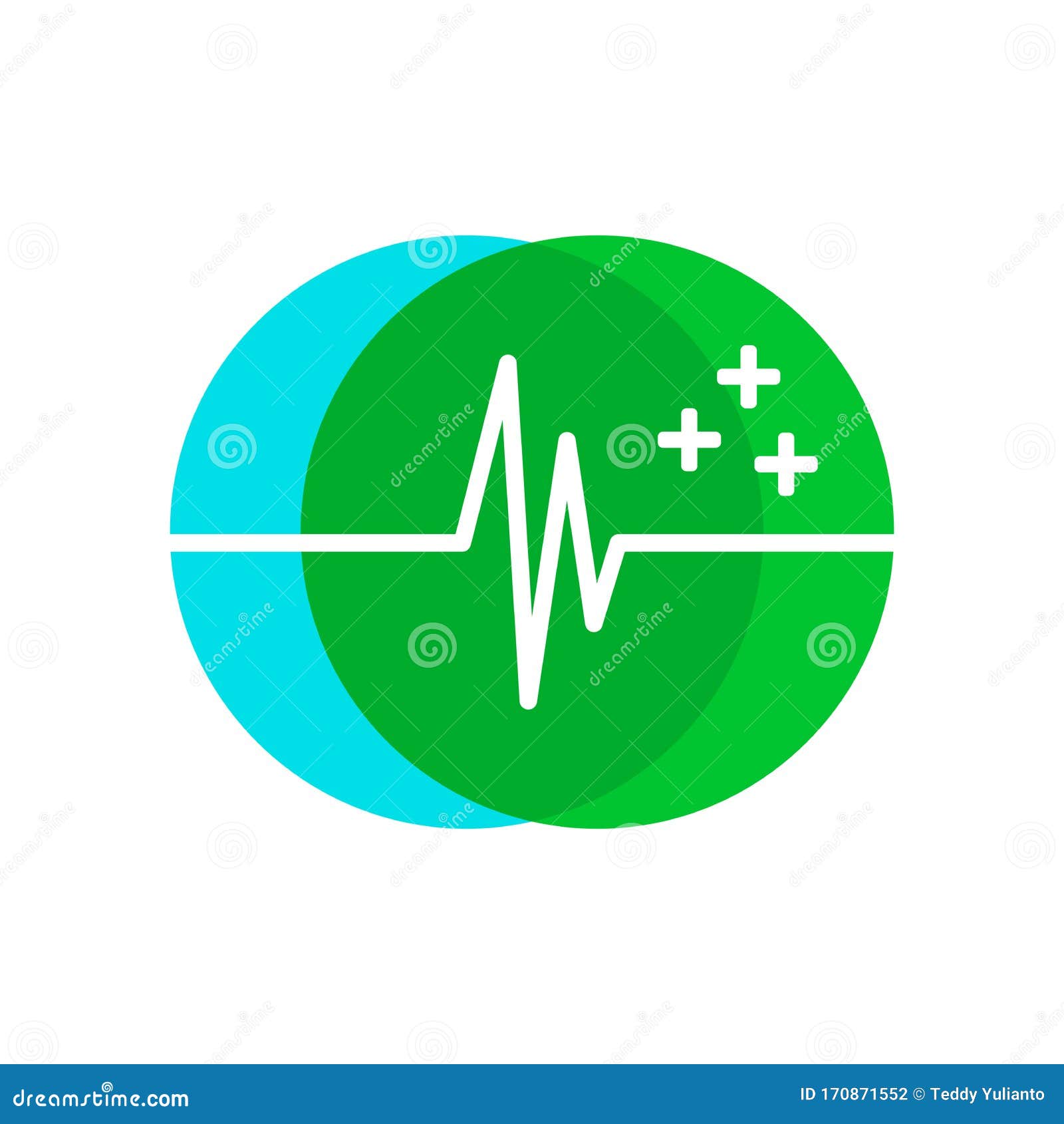 Colorful Double Circle Pulse Logo Stock Vector - Illustration of ...