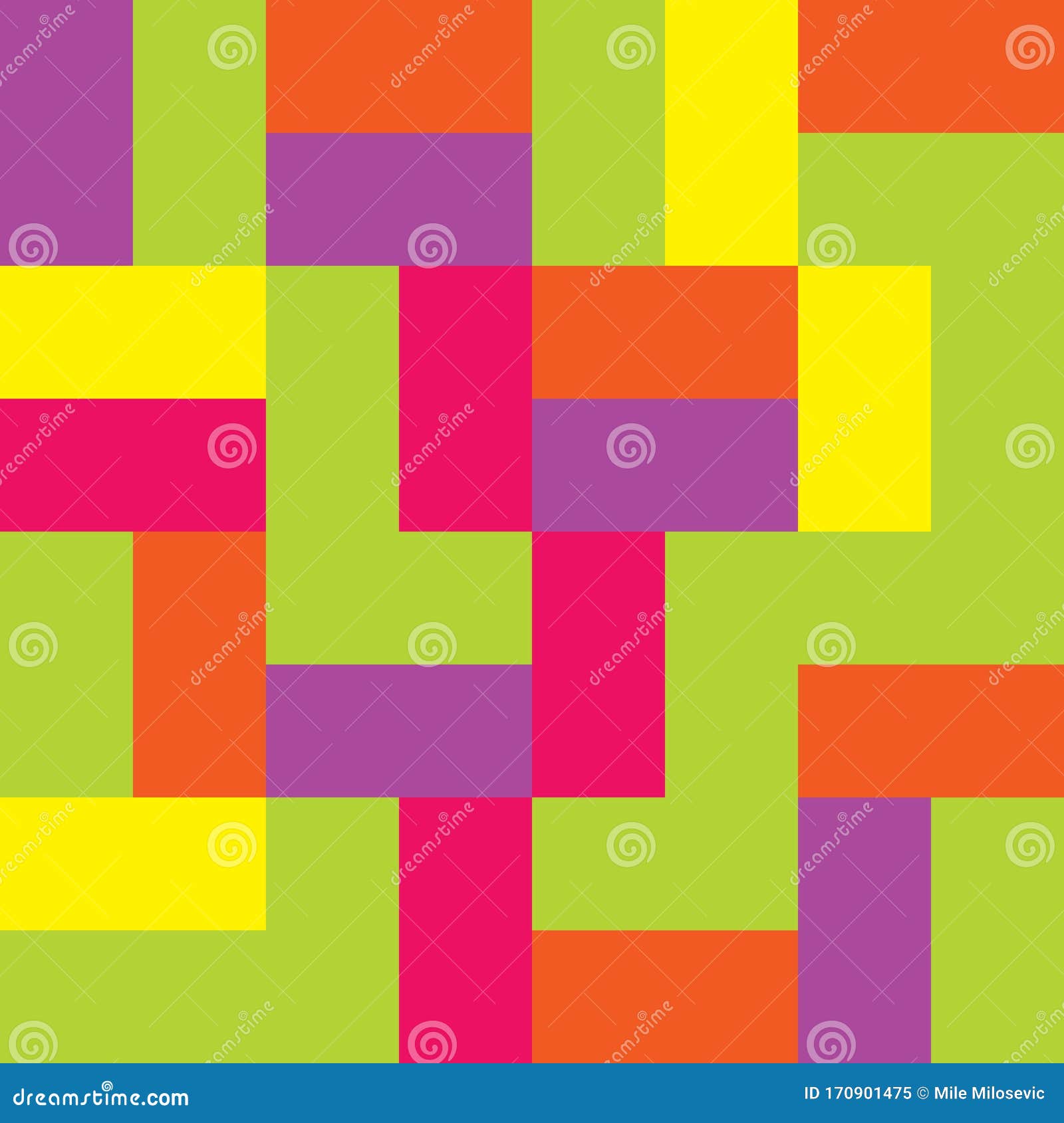 Geometric Pattern with Rectangle. Abstract Seamless Rectangle ...