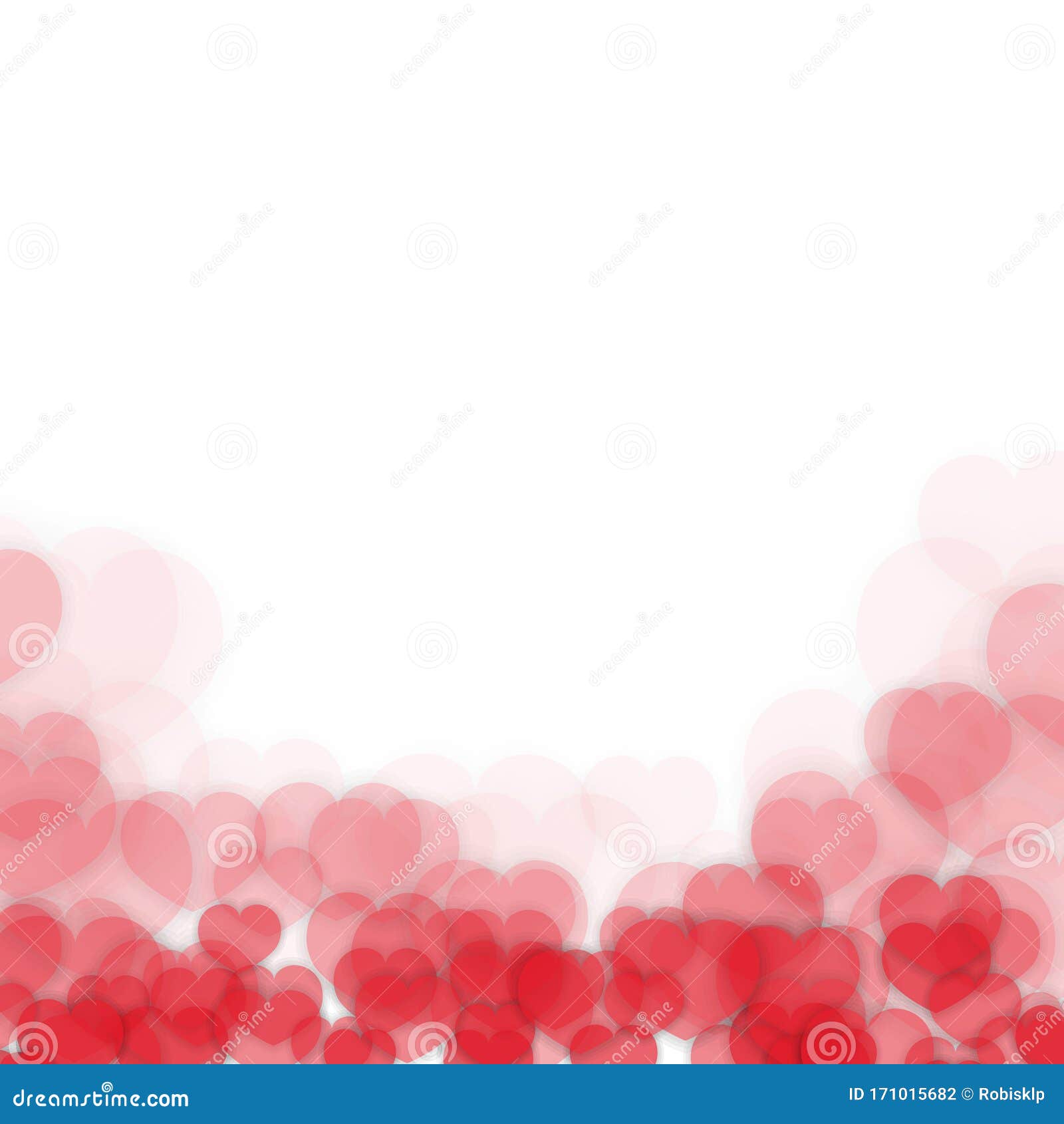 Red Blurred Hearts stock vector. Illustration of valentine - 171015682