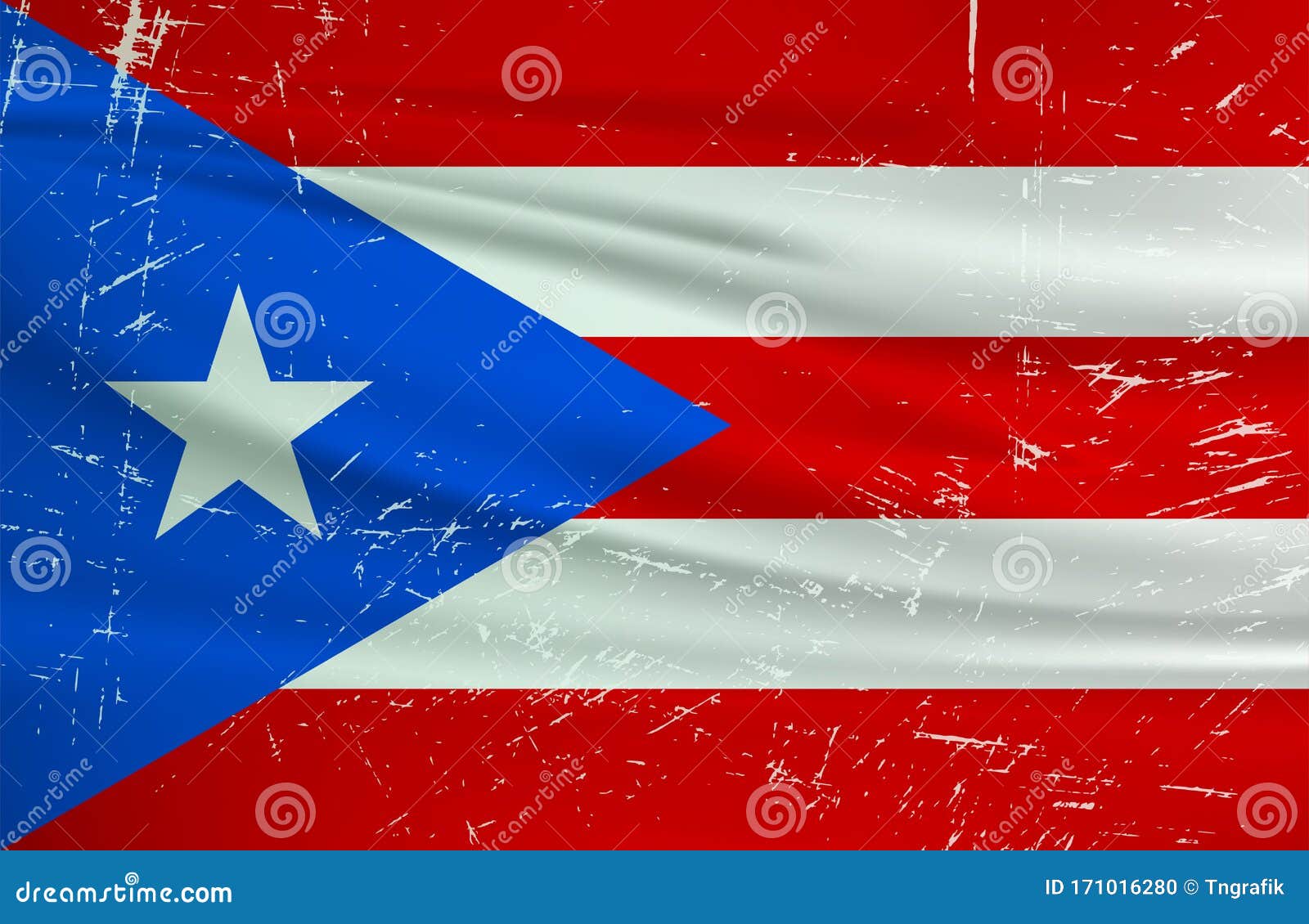 Vertical Puerto Rico Flag In Shield Shape, Four 3d And Simple Versions ...
