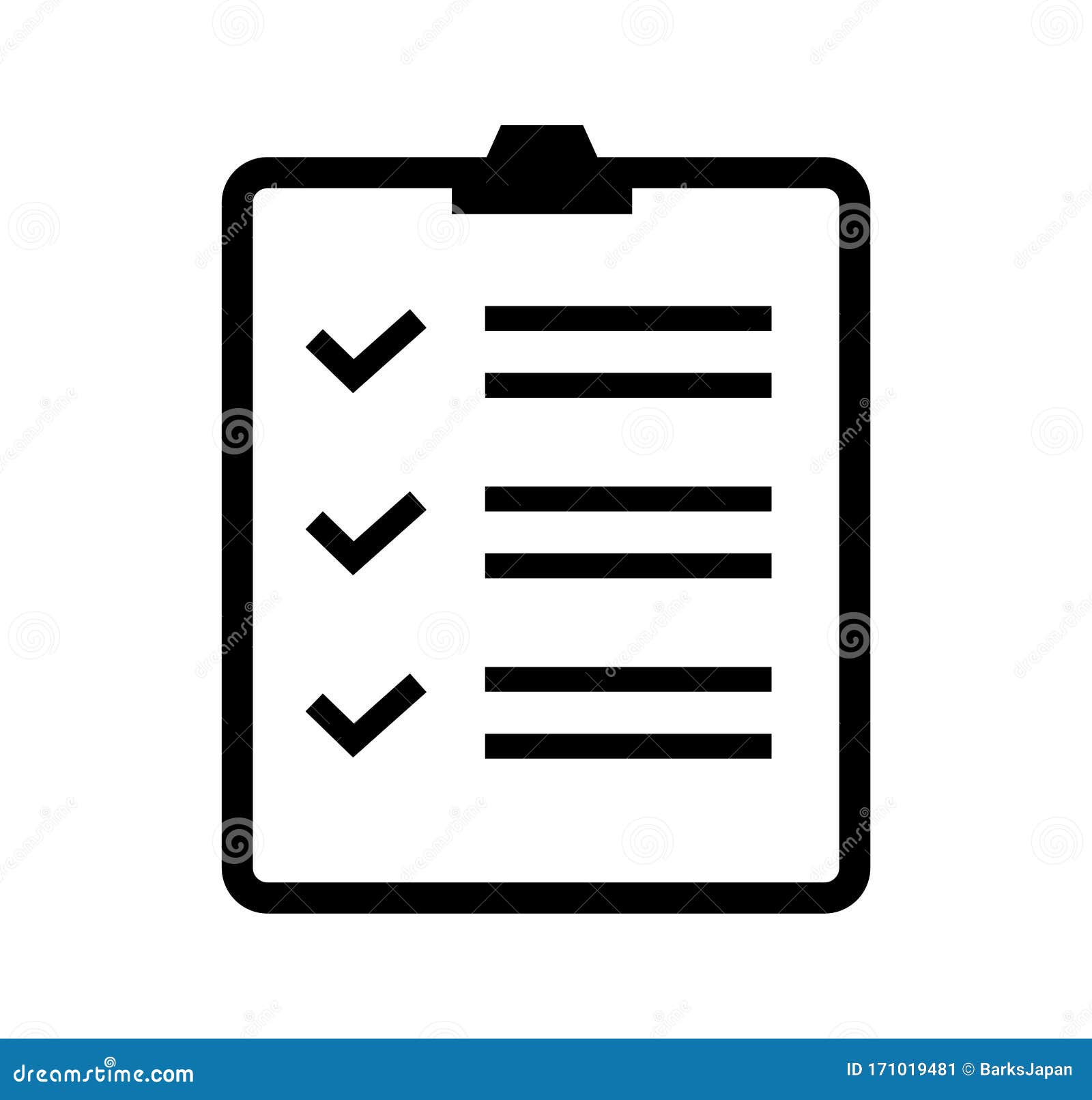 Checklist Form Symbol Royalty-Free Illustration | CartoonDealer.com ...