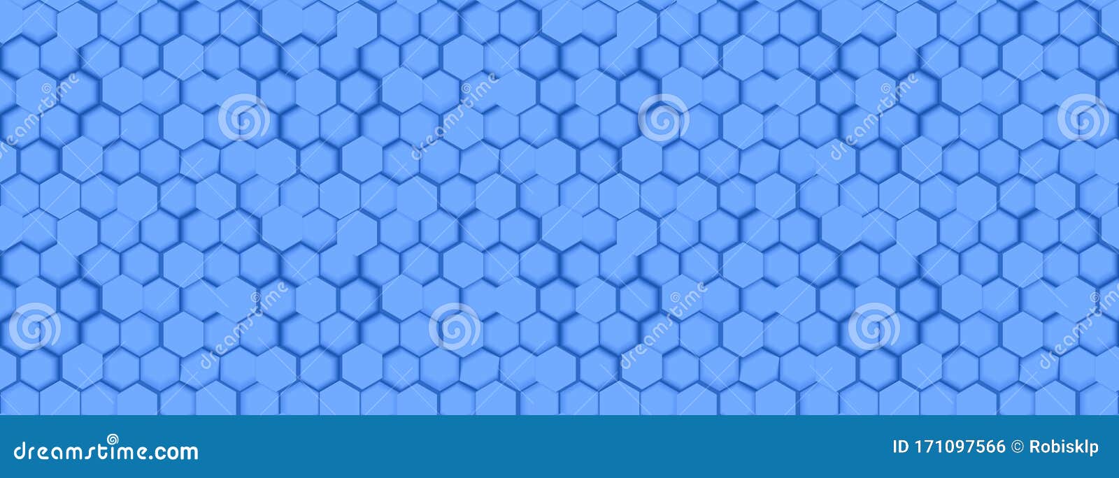 Wide Seamless Hexagonal Pattern Texture with 3d Hexagons and Shades ...