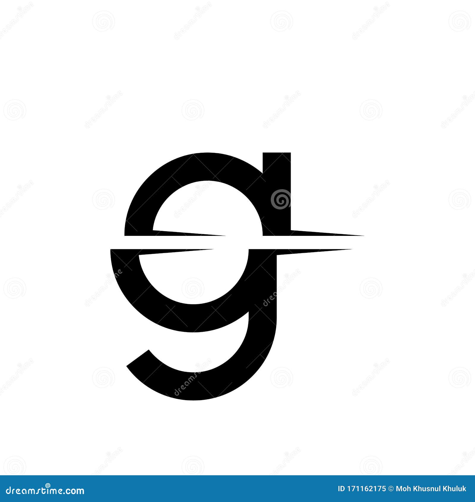 Two Cursive G Logo