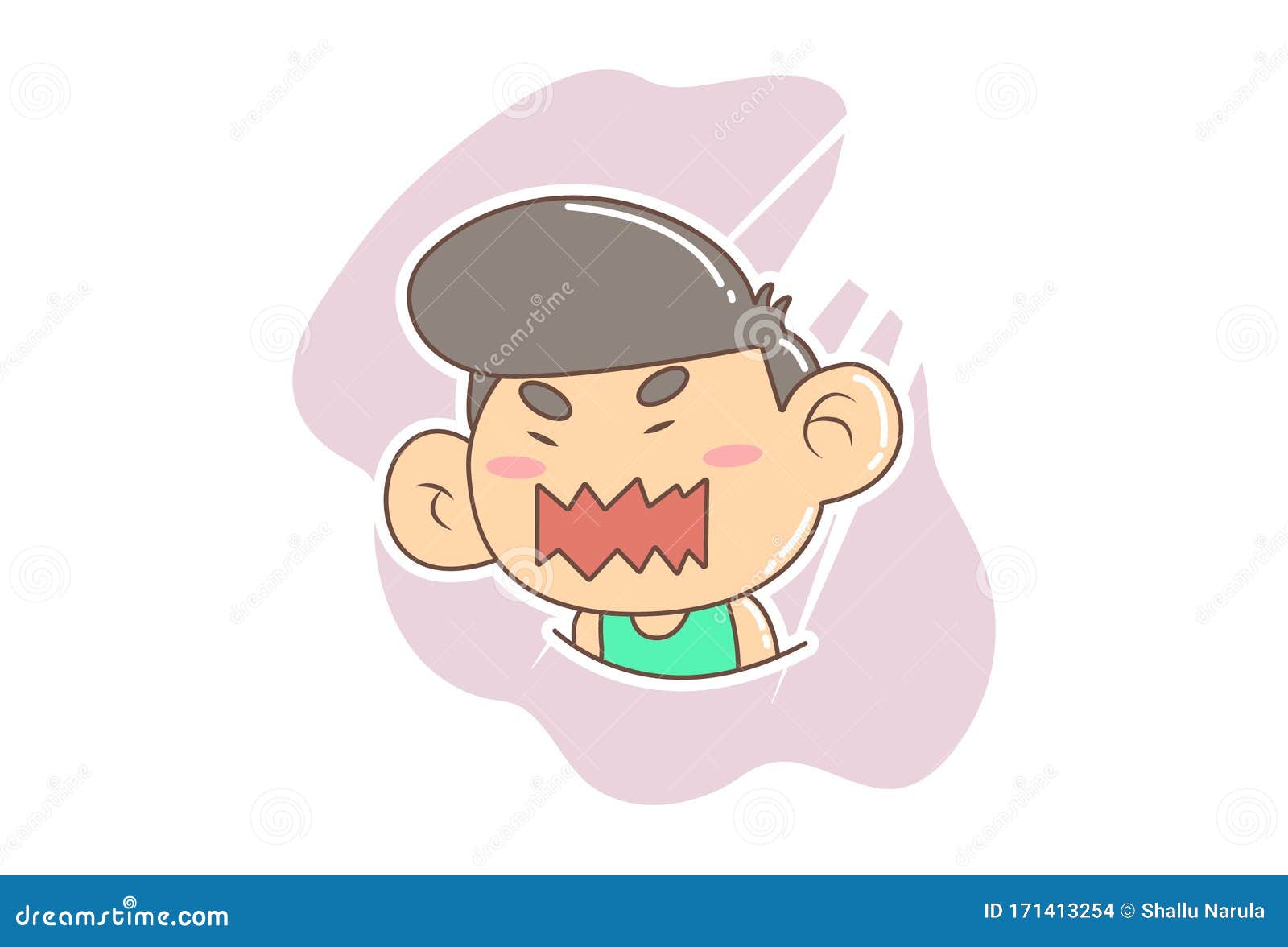 Vector Cartoon Illustration of Boy Stock Vector - Illustration of ...