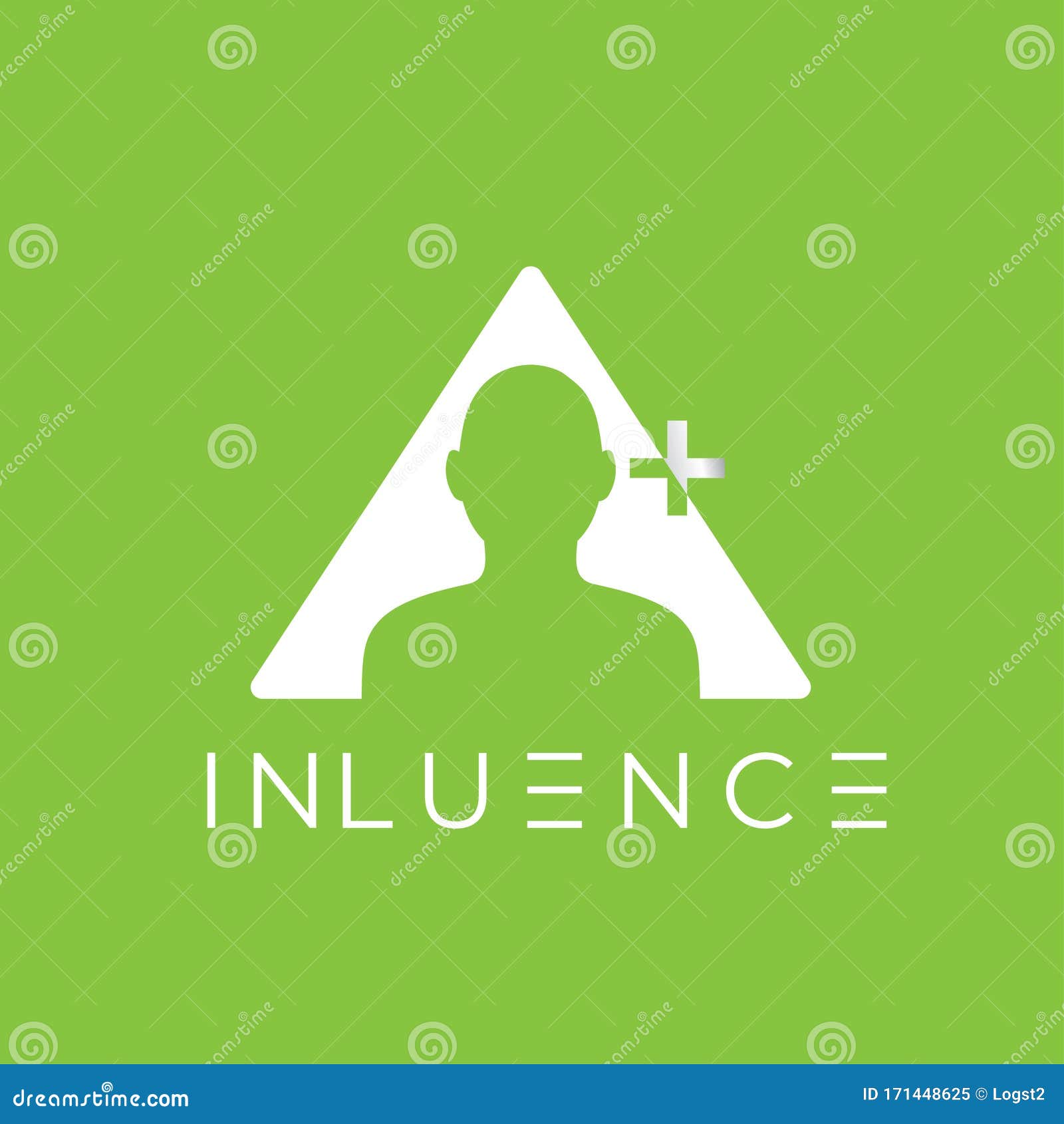 Influencer Vector Logo. Influencer Icon Stock Vector - Illustration of ...