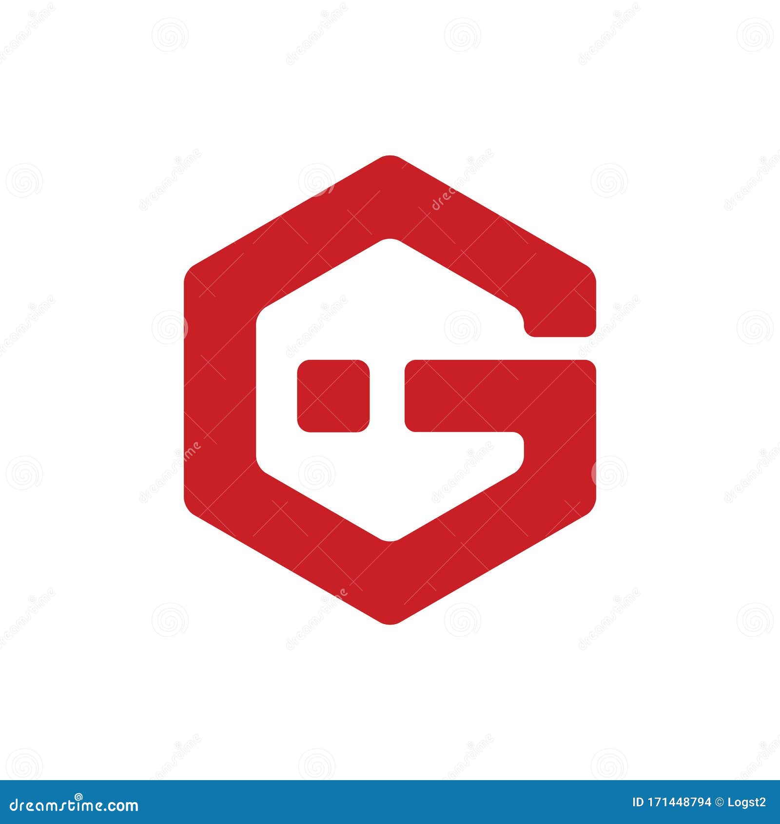 G Letter Vector Logo. Hexagonal Logo. Hexagonal Emblem Stock Vector ...