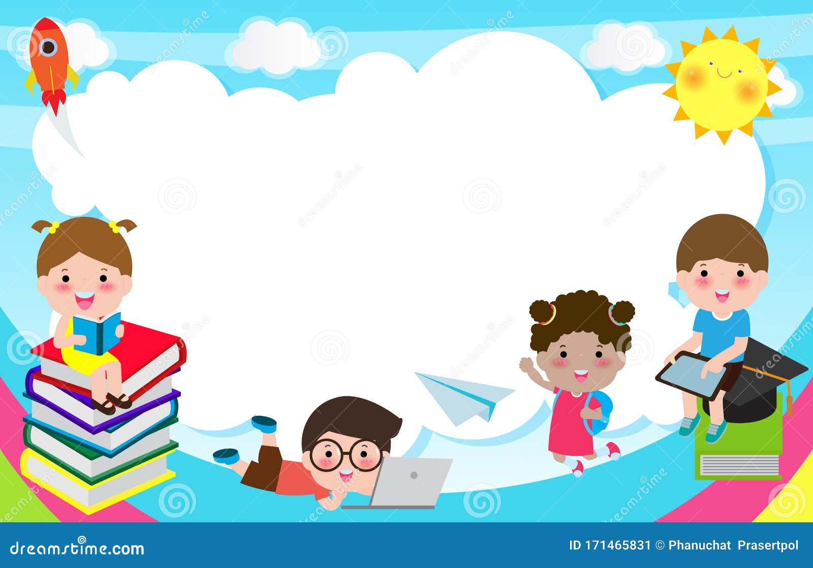 Back To School, Cute School Kids, Education Concept, Children on the ...