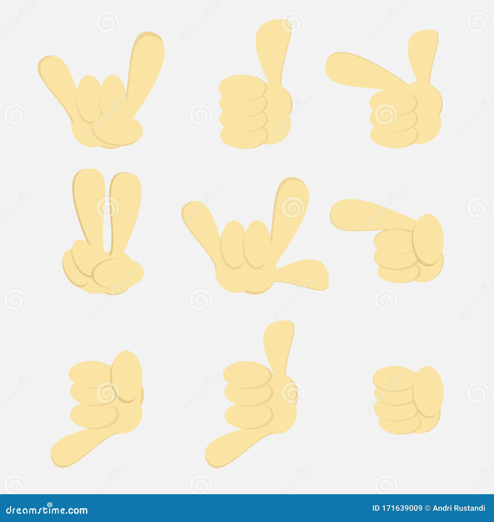 Cartoon Character stock vector. Illustration of finger - 171639009