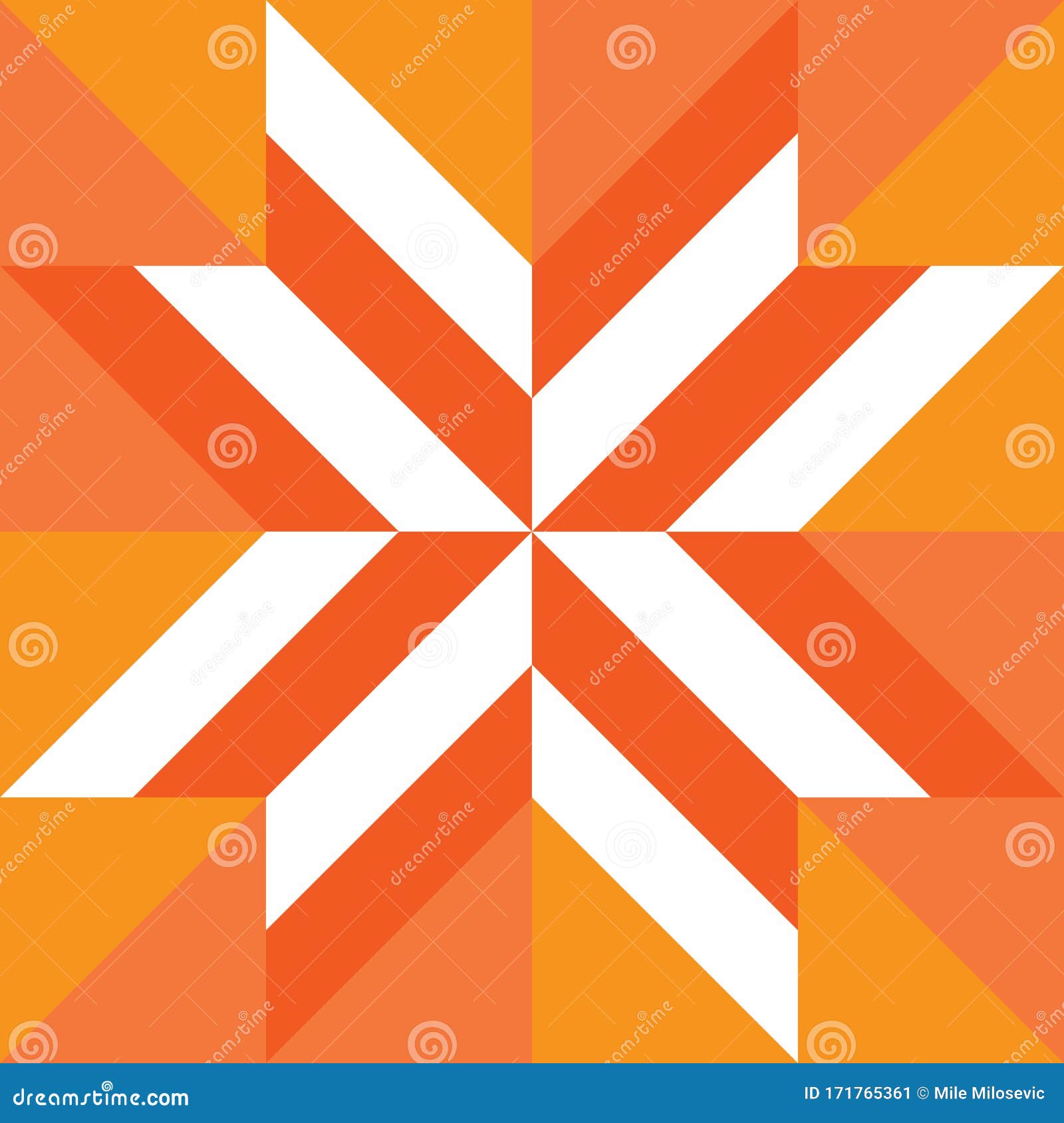 Geometric Pattern with Rectangle and Triangle. Abstract Seamless ...