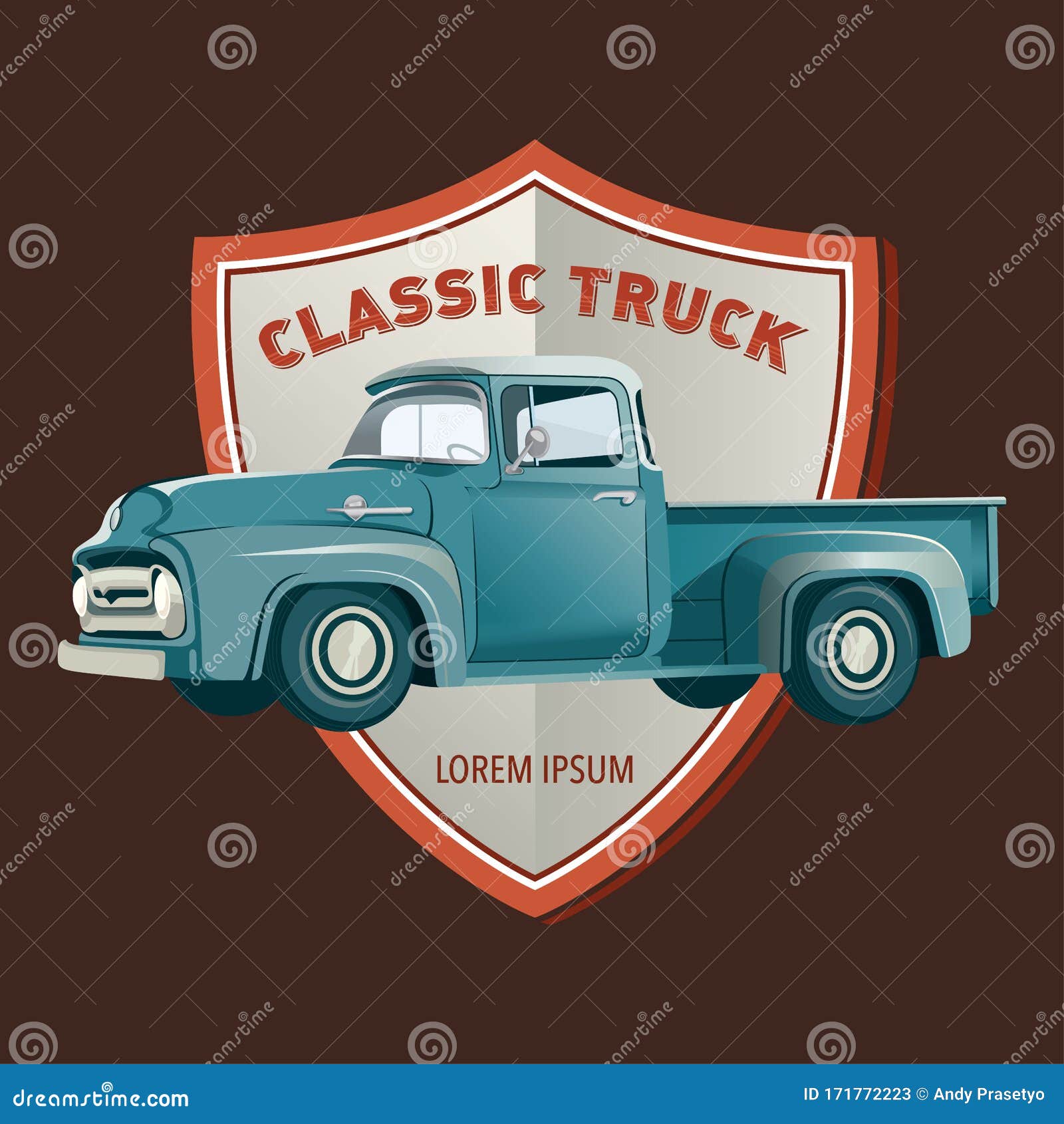 Sheriff Muscle Car Cartoon Vector Illustration | CartoonDealer.com ...