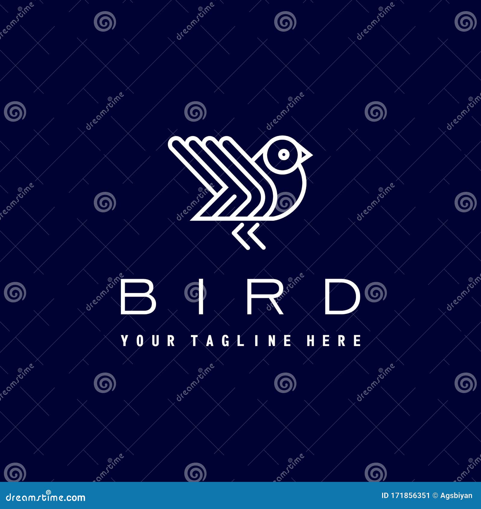 Very Attractive Bird Shape Design for a Logo Stock Vector ...