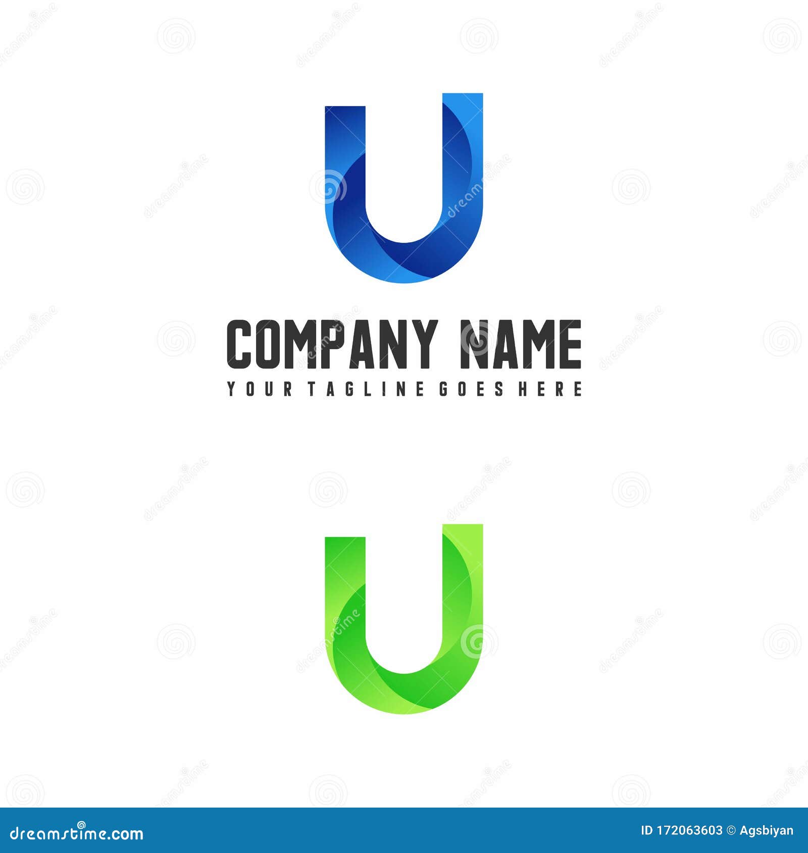 Vector Font U Which Has an Attractive Shape and Can Be Used As a Symbol ...