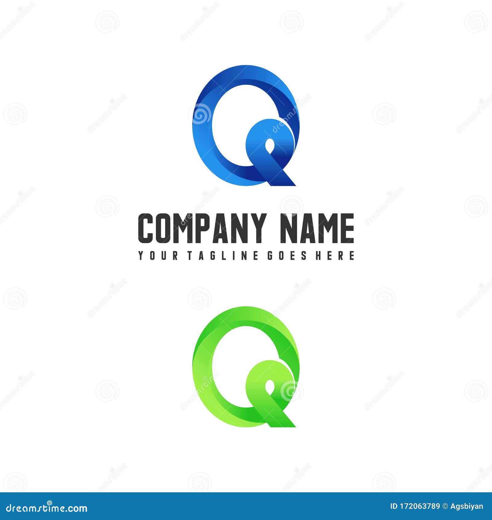 Vector Font Q Which Has an Attractive Shape and Can Be Used As a Symbol ...