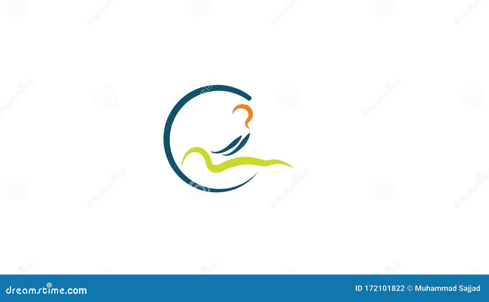 Human Relaxation Massage Logo Template - Physiotherapy Massage Room ...