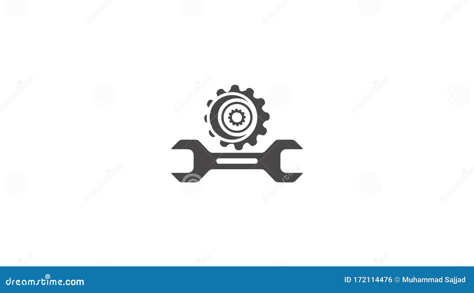 Wrench Gear , Settings Icon , Repairing Symbol , Mechanic Logo Stock ...