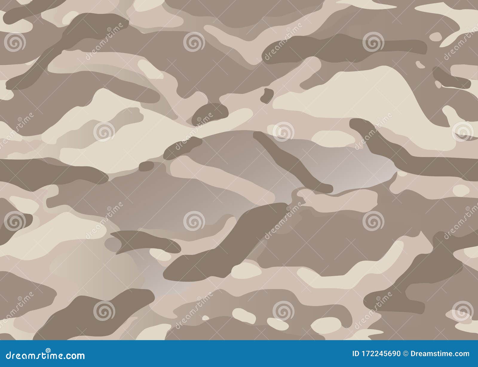 Seamless Multi Camouflage Pattern Desert Green Stock Illustration ...