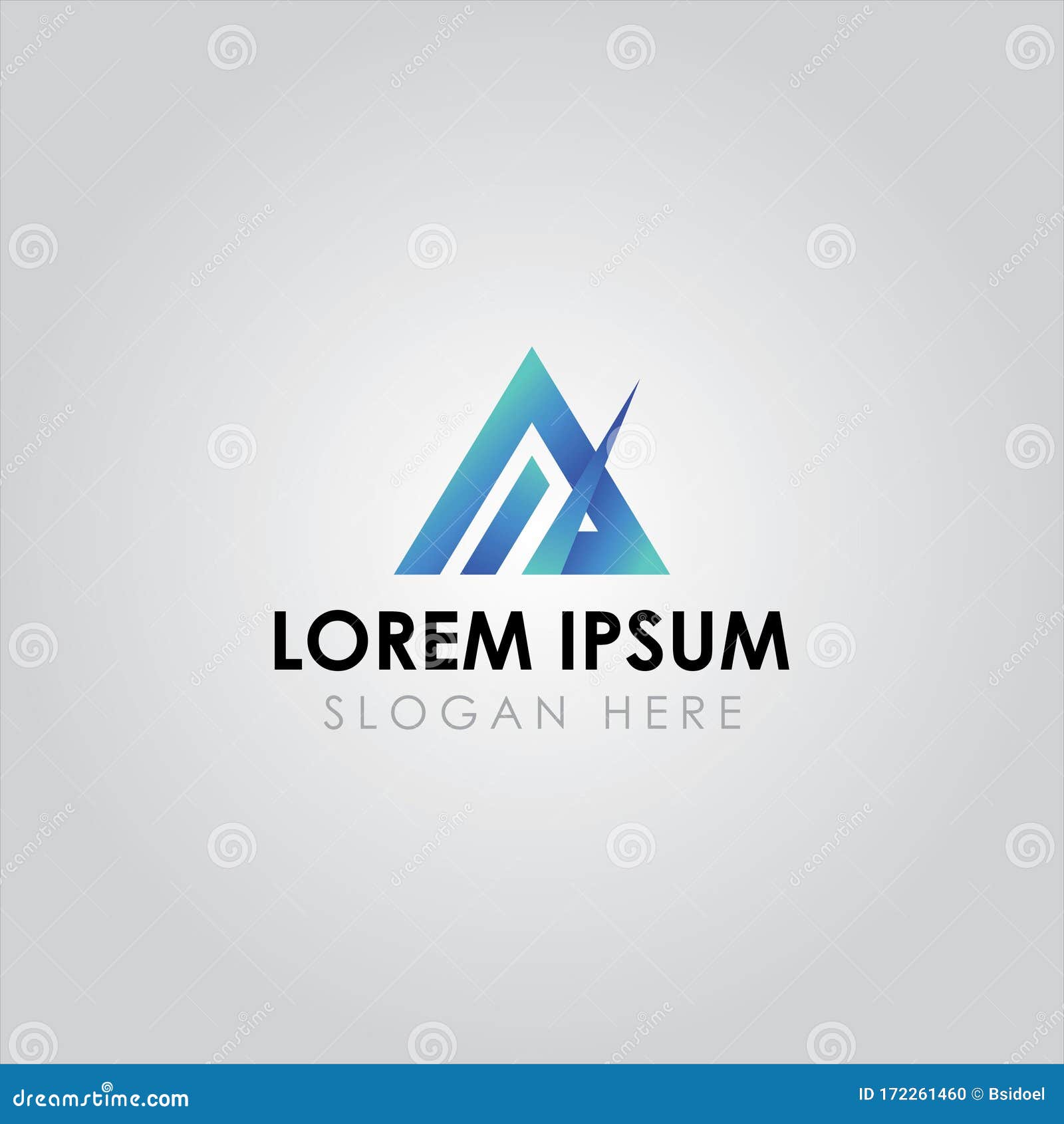 MA Logo, for Logo and Social Finance, Triangle Logo Template Stock ...