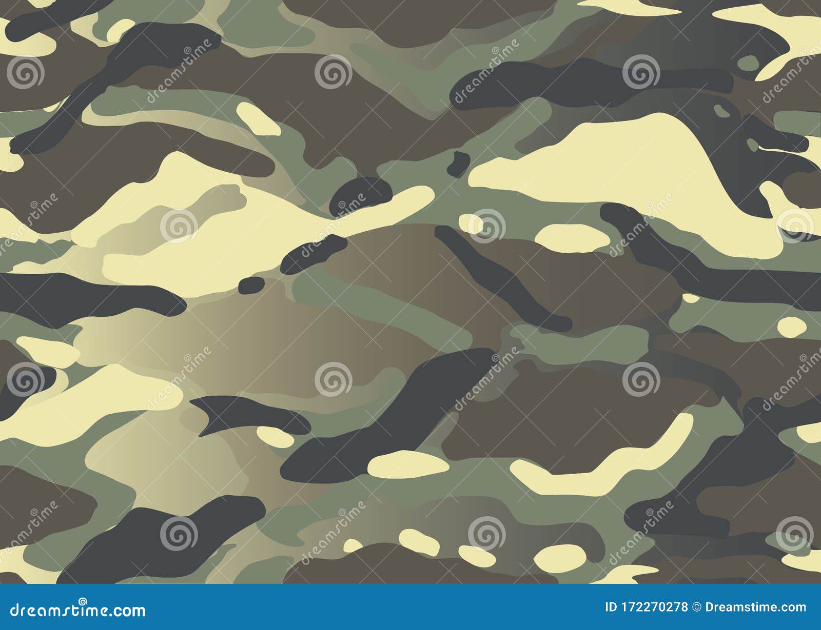 Seamless Multi Camouflage Pattern Neon Woodland Stock Illustration ...