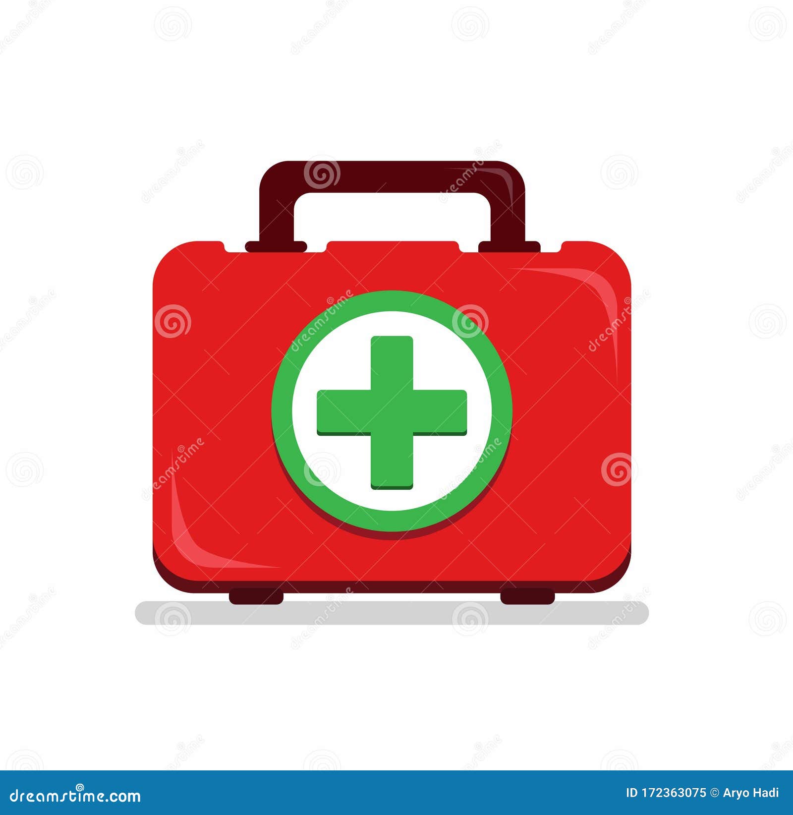 First Aid Box Kit, Icon Symbol Illustration Vector Isolaed in White ...