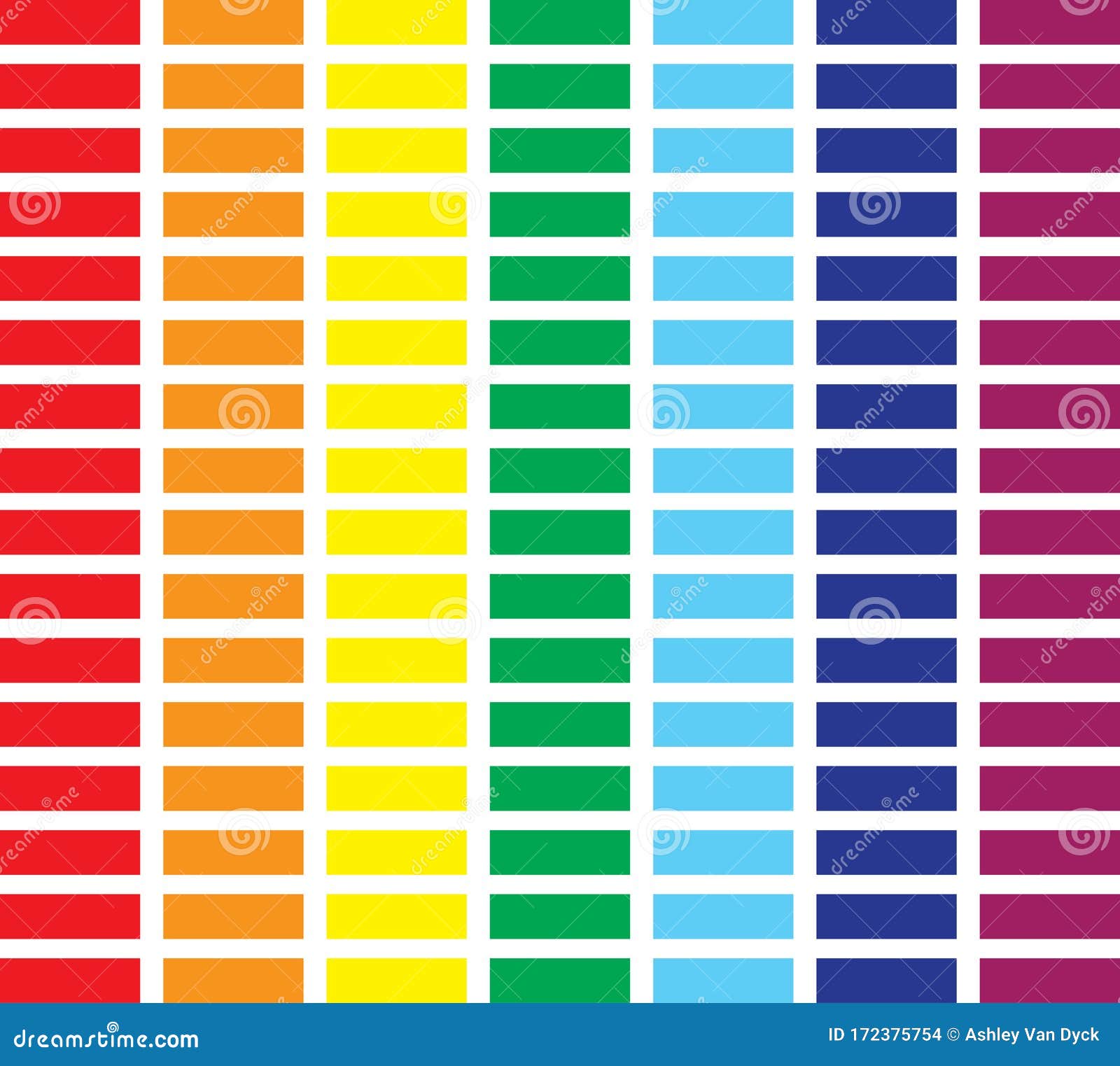 Rainbow Flag Coloured Grid Illustration Stock Illustration ...