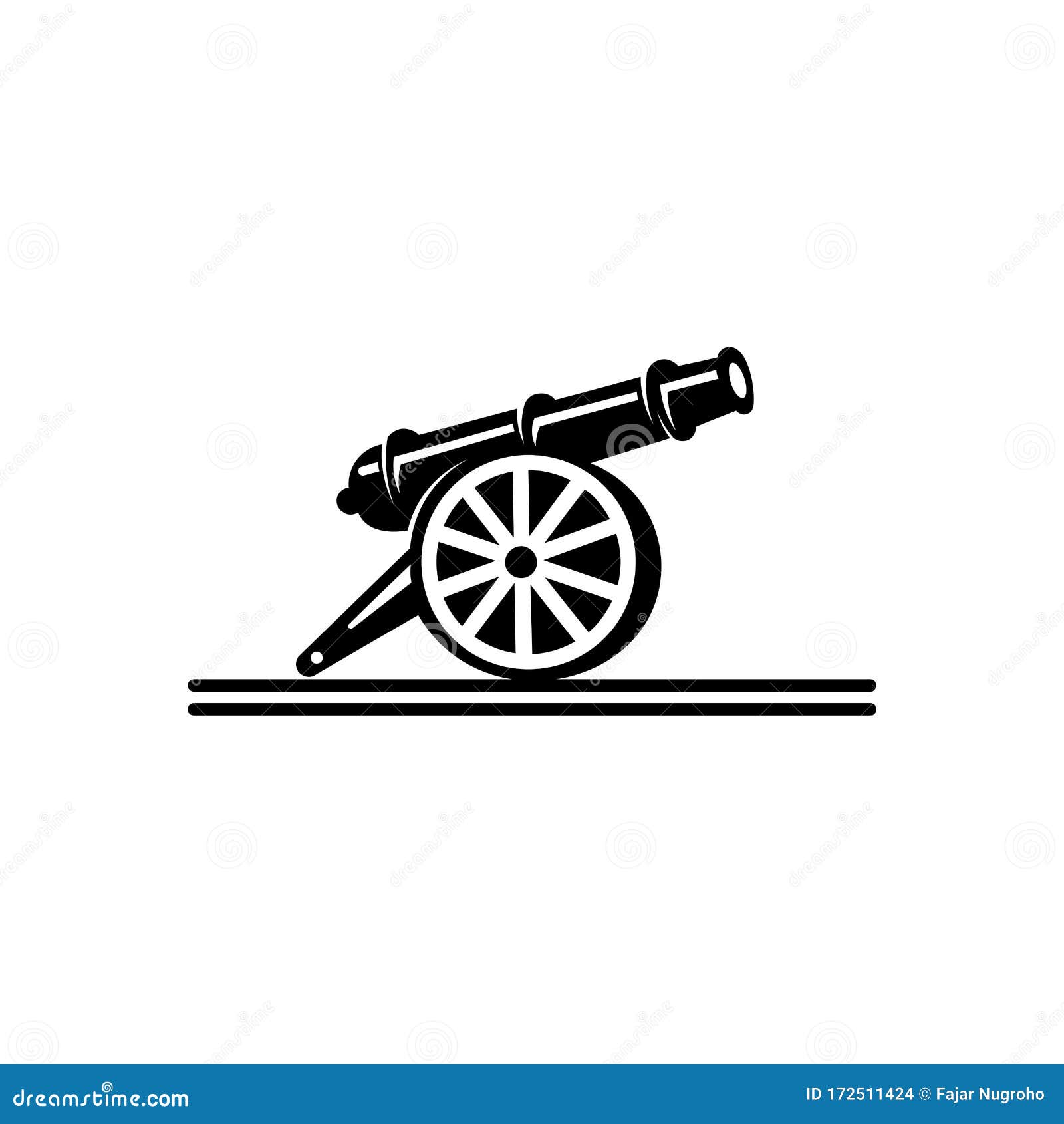 Artillery Gunners Firing Howitzer Vector Illustration Isometric Icons ...